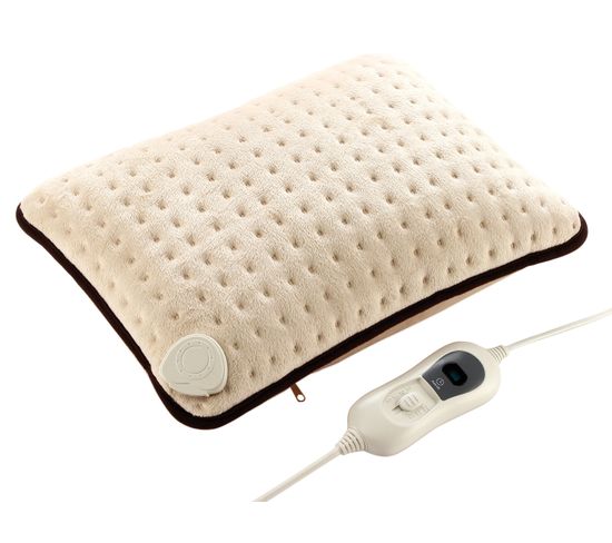Coussin Électrique Chauffant 100w Laine Beige - Bouillotte - Coussin ...