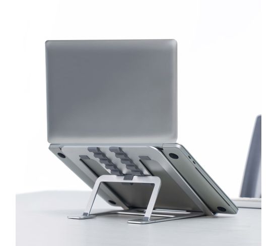 Support Pliable D'ordinateur Portable 10"-17" Argenté - Papeterie ...