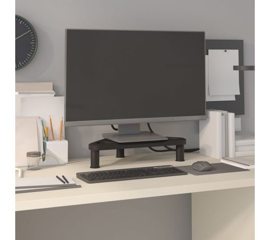 Support De Moniteur D'angle Noir 49x28x10,5 Cm - Papeterie - Fourniture ...