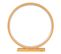 Lampe LED ronde 31,5 cm CIRCLE Naturel - Lampe à poser BUT
