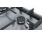 Table gaz BOSCH PGP6B5B90 4 foyers - Plaque gaz BUT