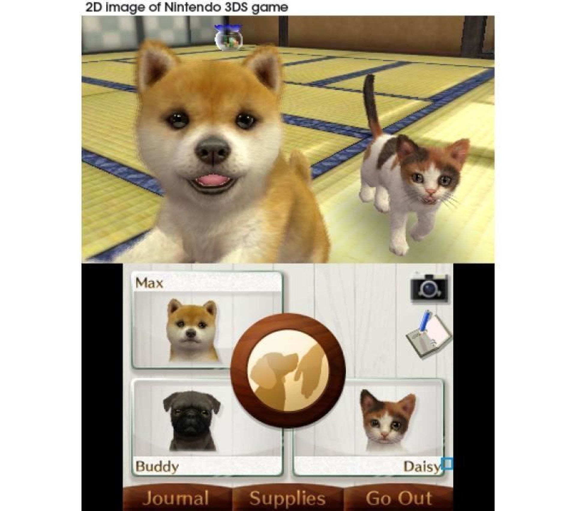 Jeu Vidéo Nintendo 3ds Nintendogs + Cats: Golden Retriever, 3ds - Jeux ...