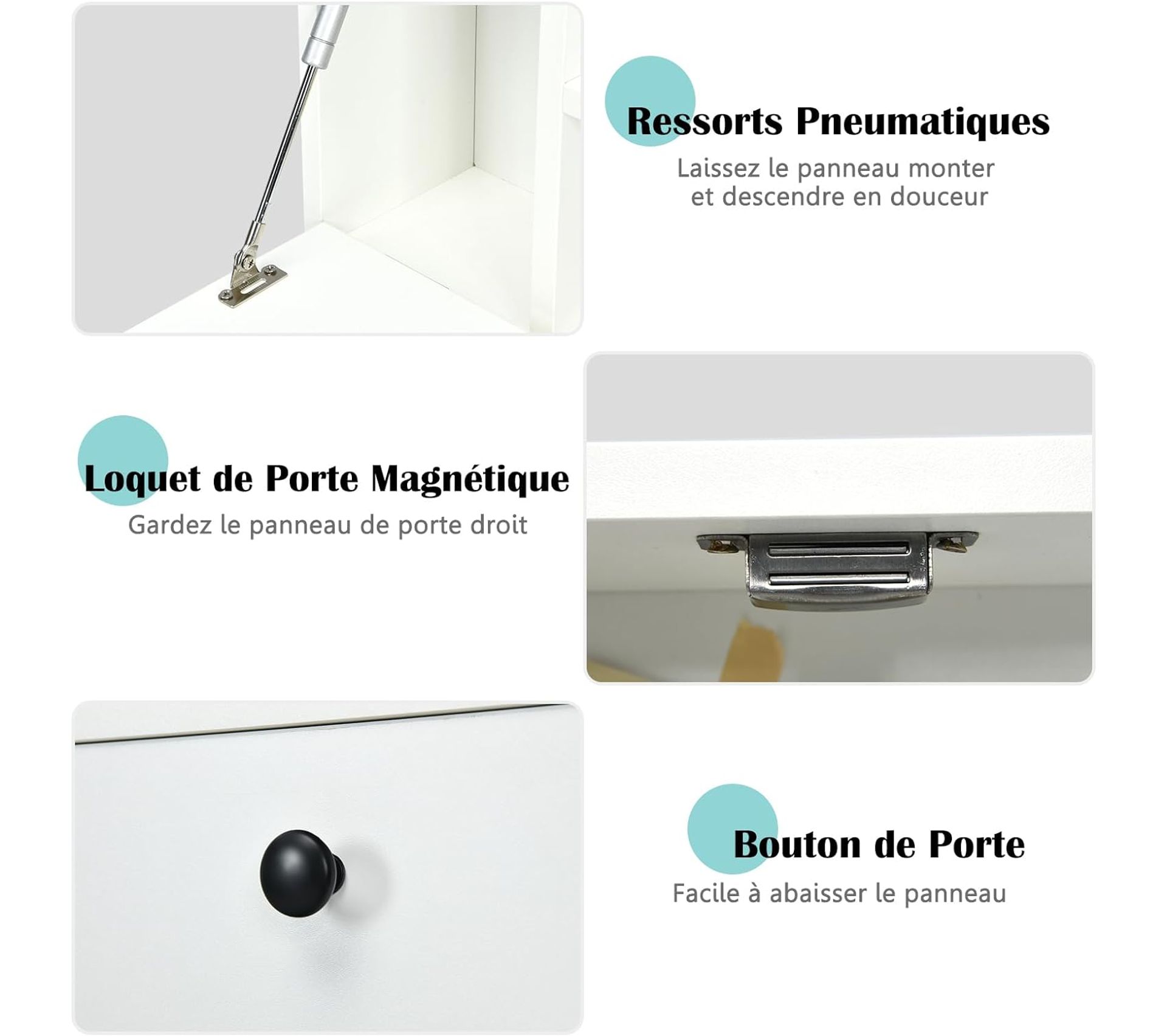 Bureau Mural Rabattable Pour Ordinateur Portable, Table Murale Avec ...