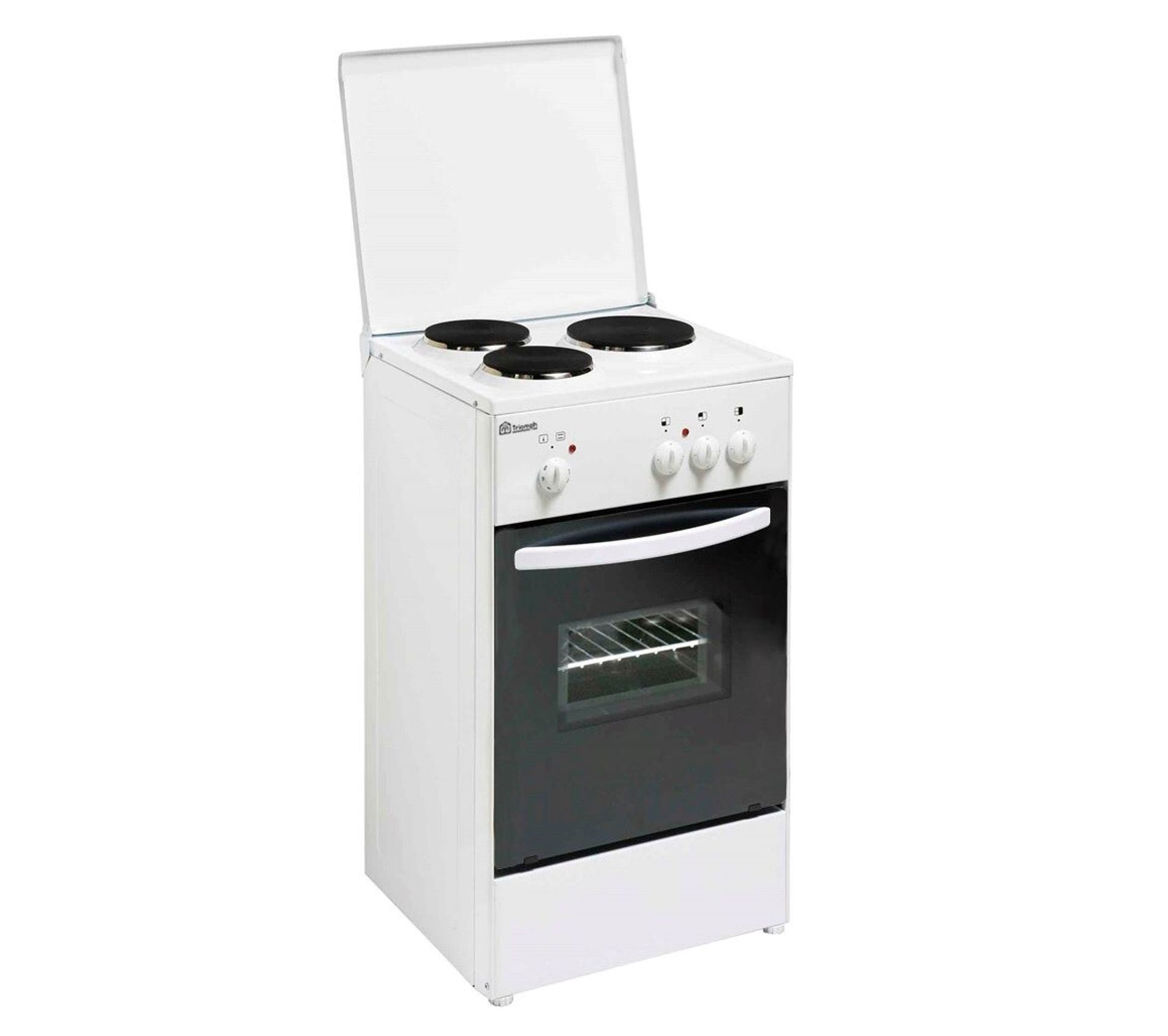 Cuisinière électrique TRIOMPH TE3B/1 3 plaques Blanc - Cuisinière BUT