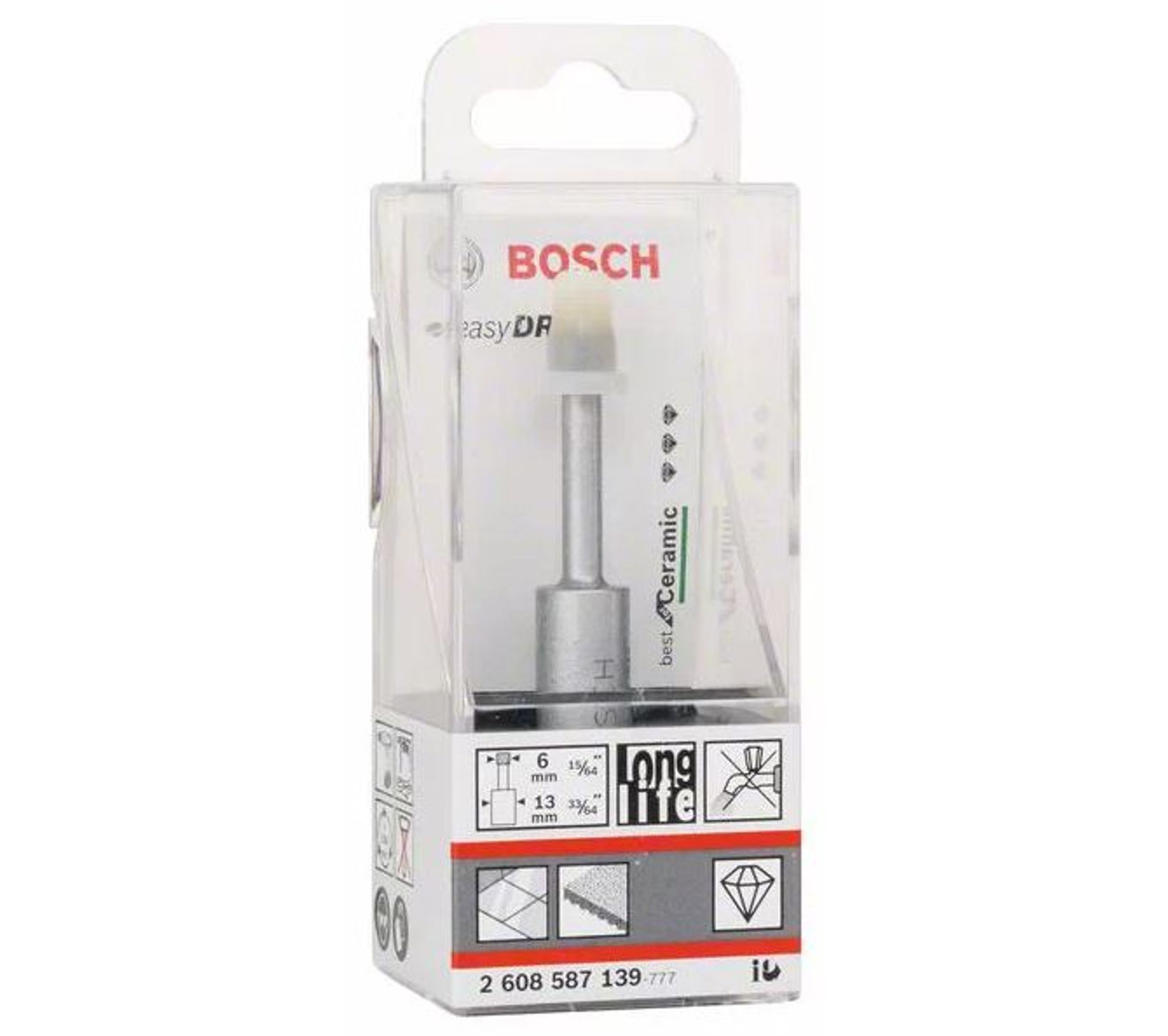 Foret Diamanté Easy Dry Diamètre 6mm - Bosch - 2608587139 - Bosch BUT