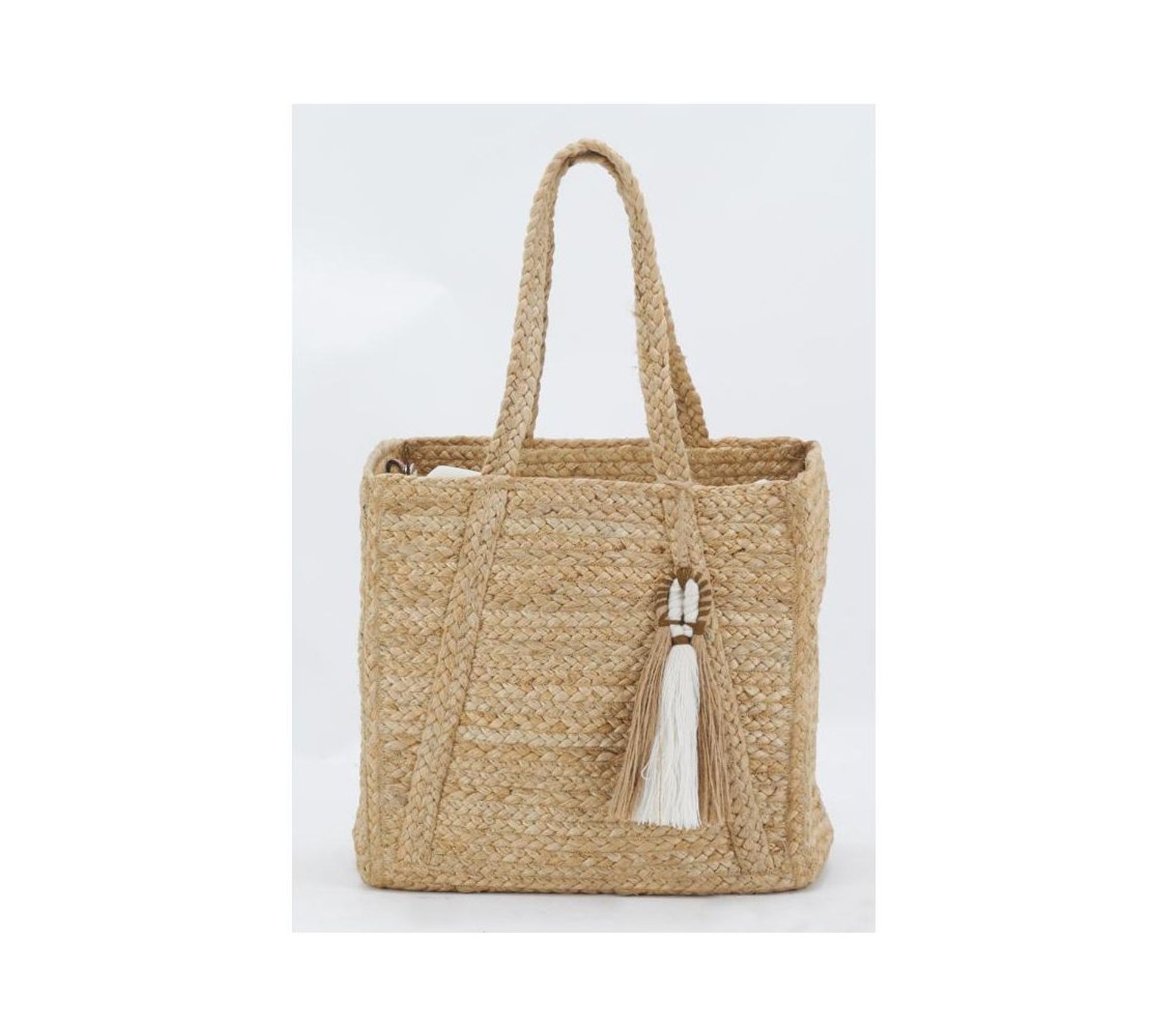 Sac Rectangulaire En Jute Naturel - Sac de course - Chariot BUT