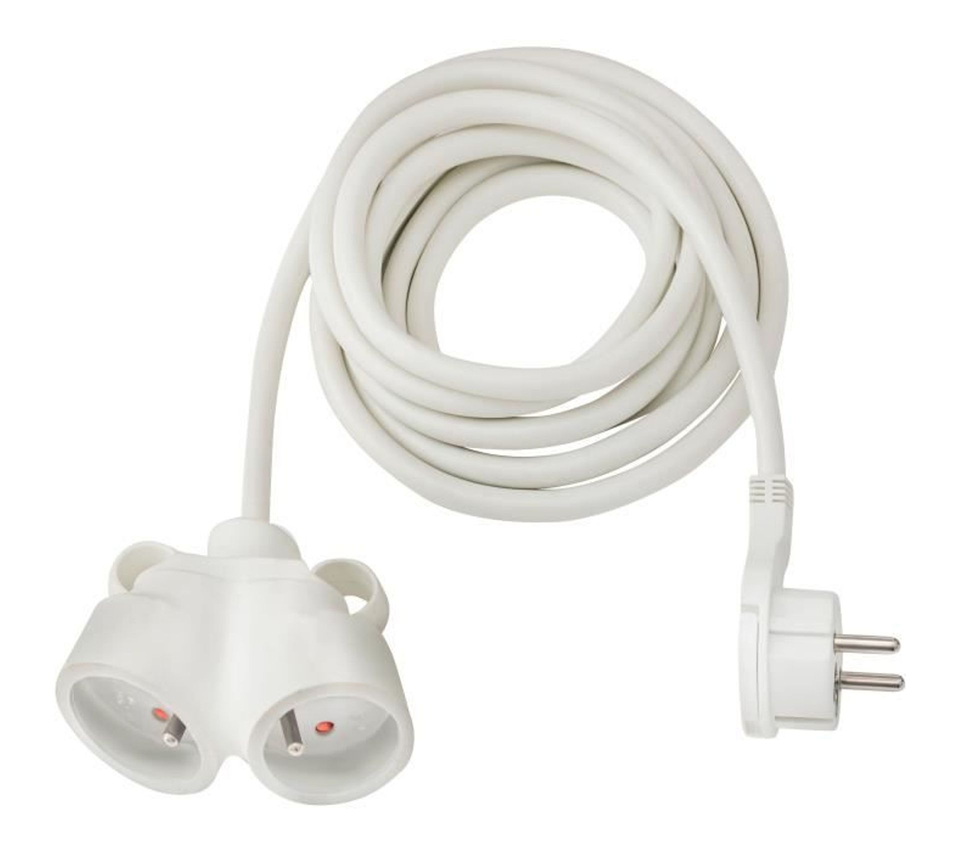 Rallonge 3m De Câble Avec Fiche Plate Et Prise Double (utilisation En ...