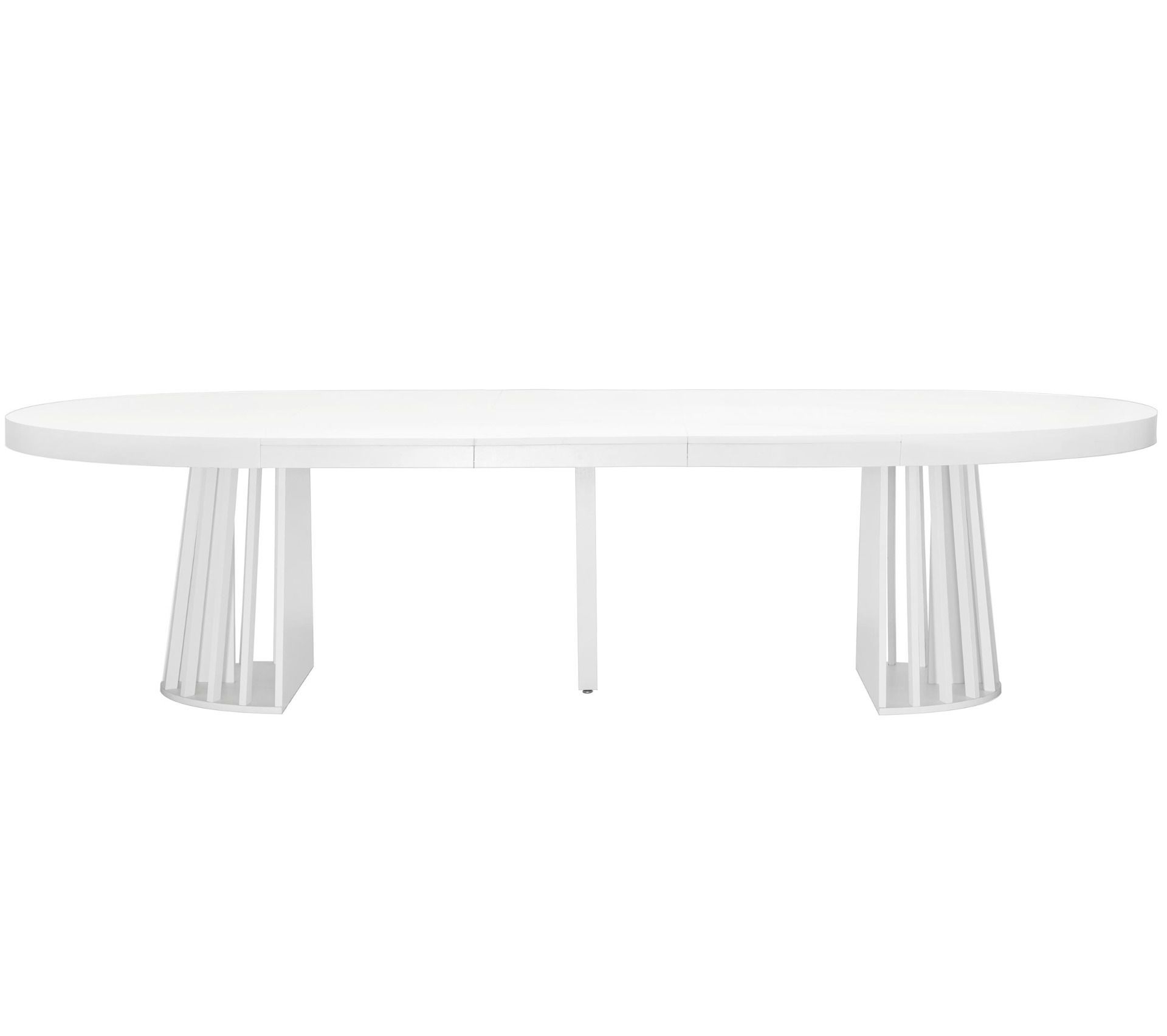 Table Ovale Extensible Eliza Blanc - Table BUT
