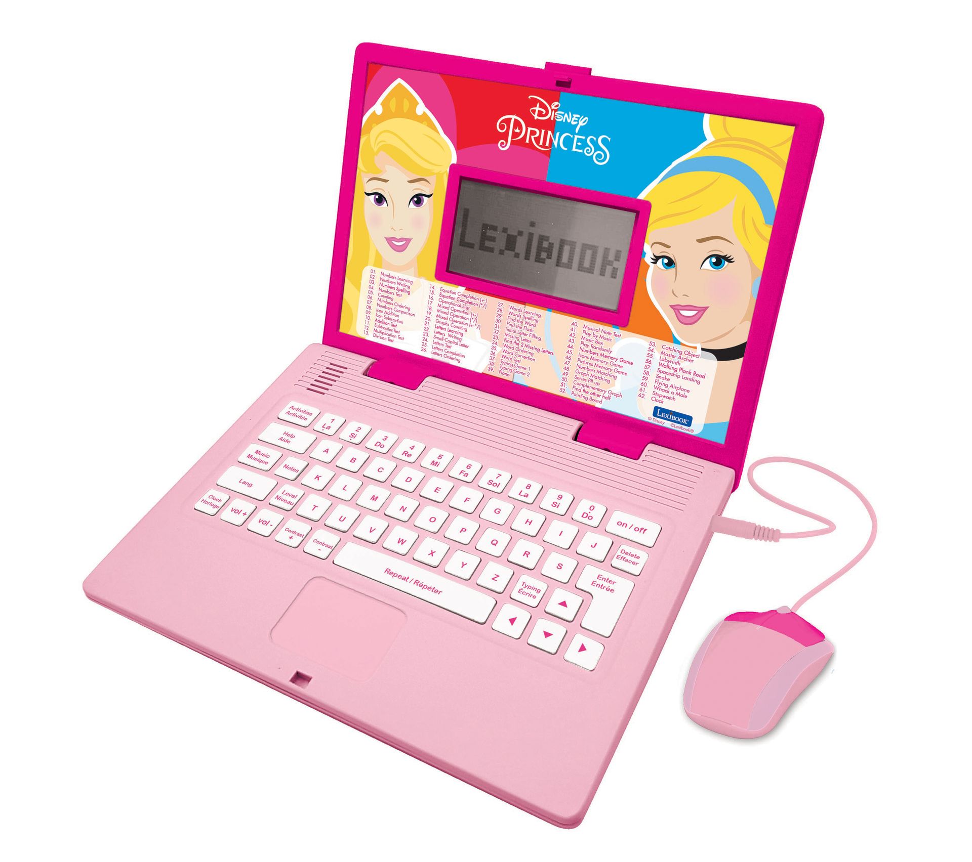 Ordinateur Éducatif Disney Princesses – 120 Activités (français/anglais ...