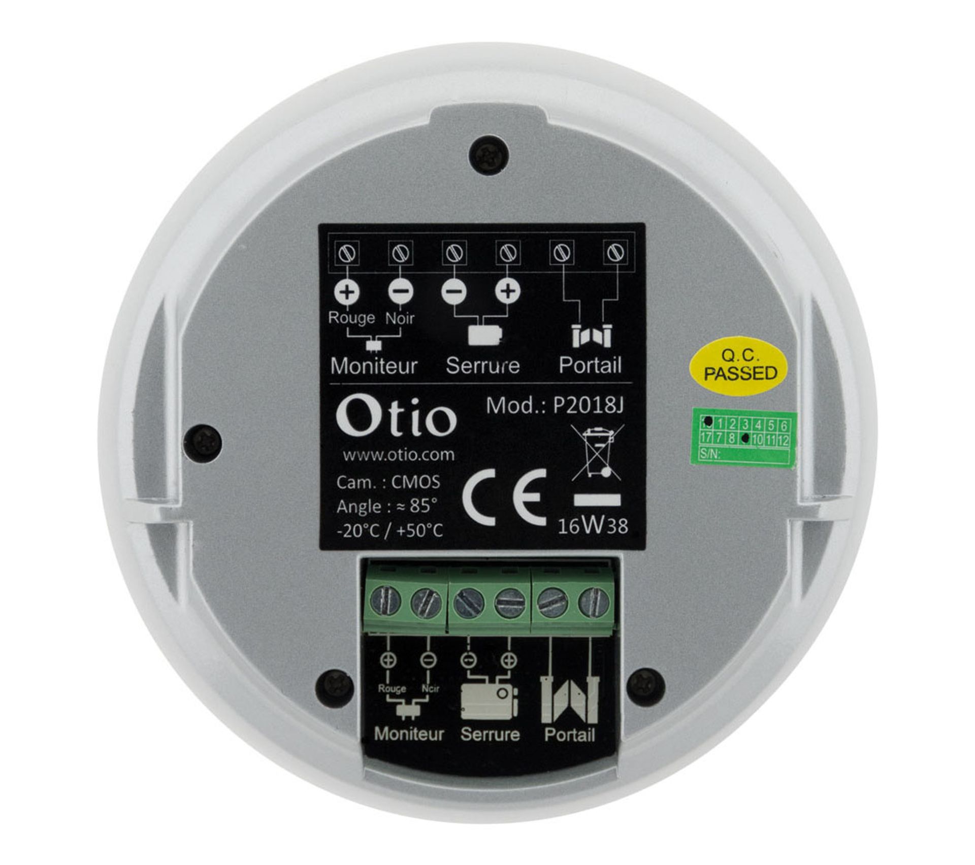 Platine De Rue Moon Pour Portier Vidéo à Composer - Otio - Interphone - Carillon - Sonnette BUT