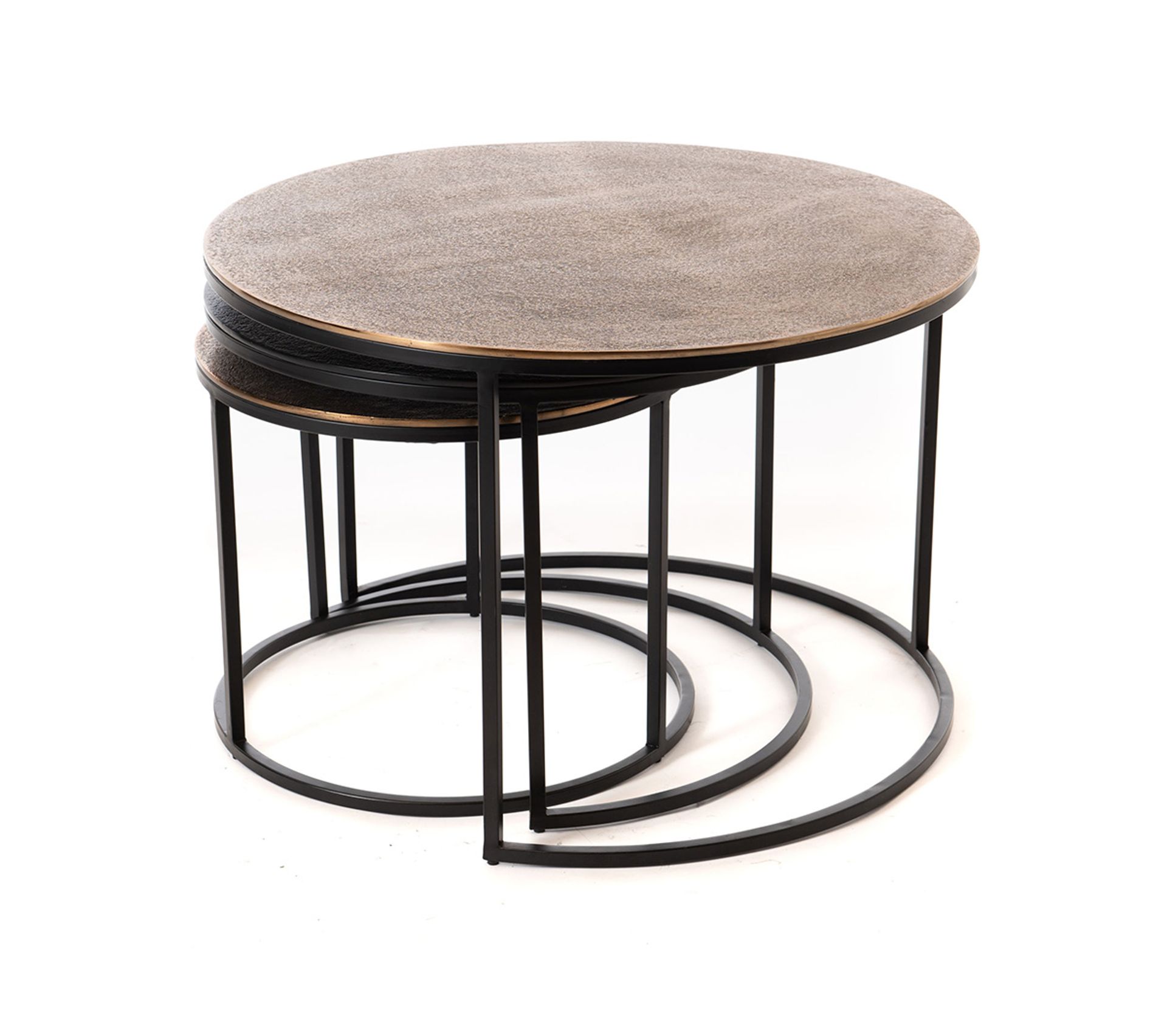 Set De 3 Tables Basses Rondes - Bout de canapé - Selette BUT