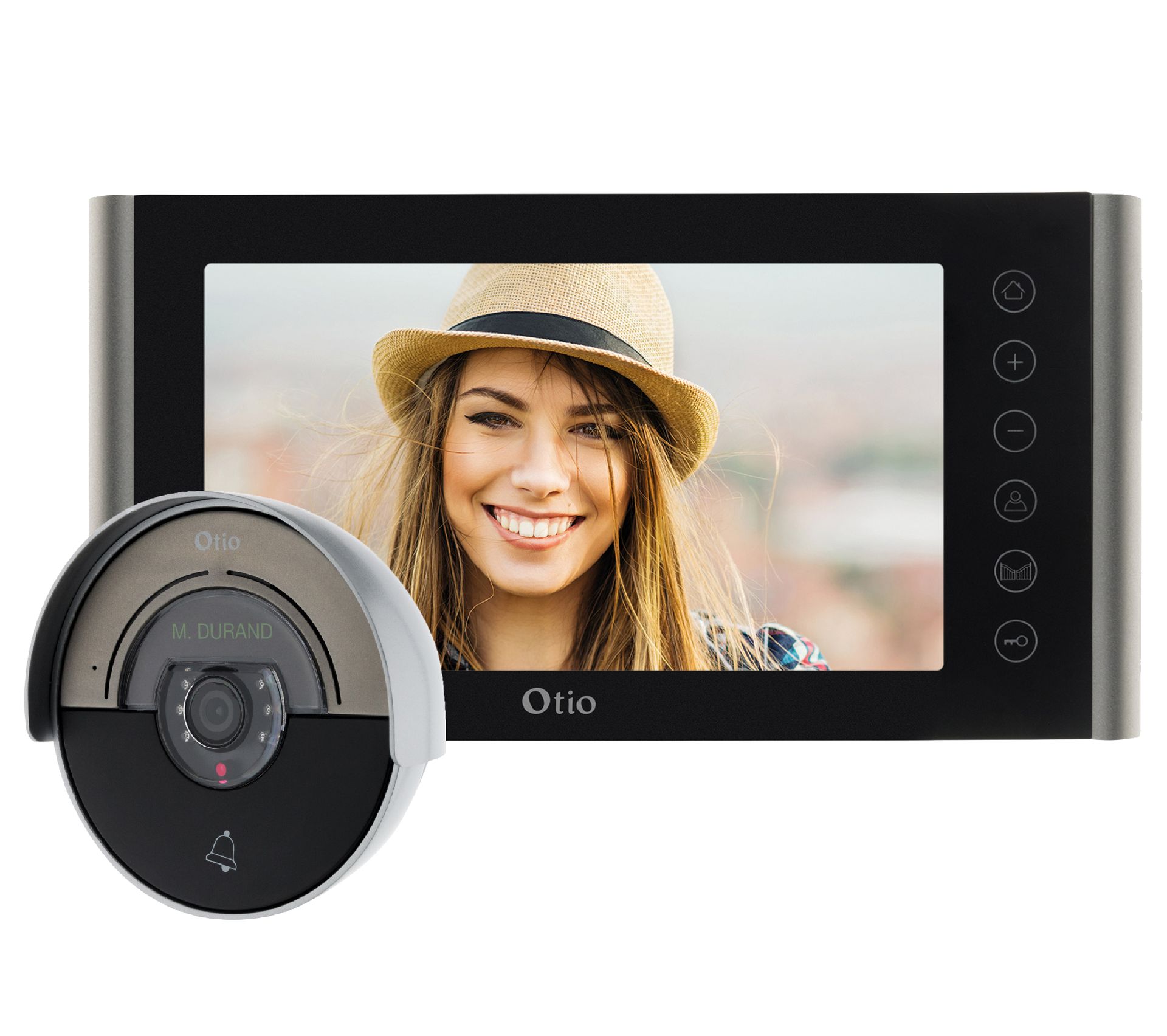 Visiophone 2 Fils 7 Open Moon - Otio - Interphone - Carillon - Sonnette BUT