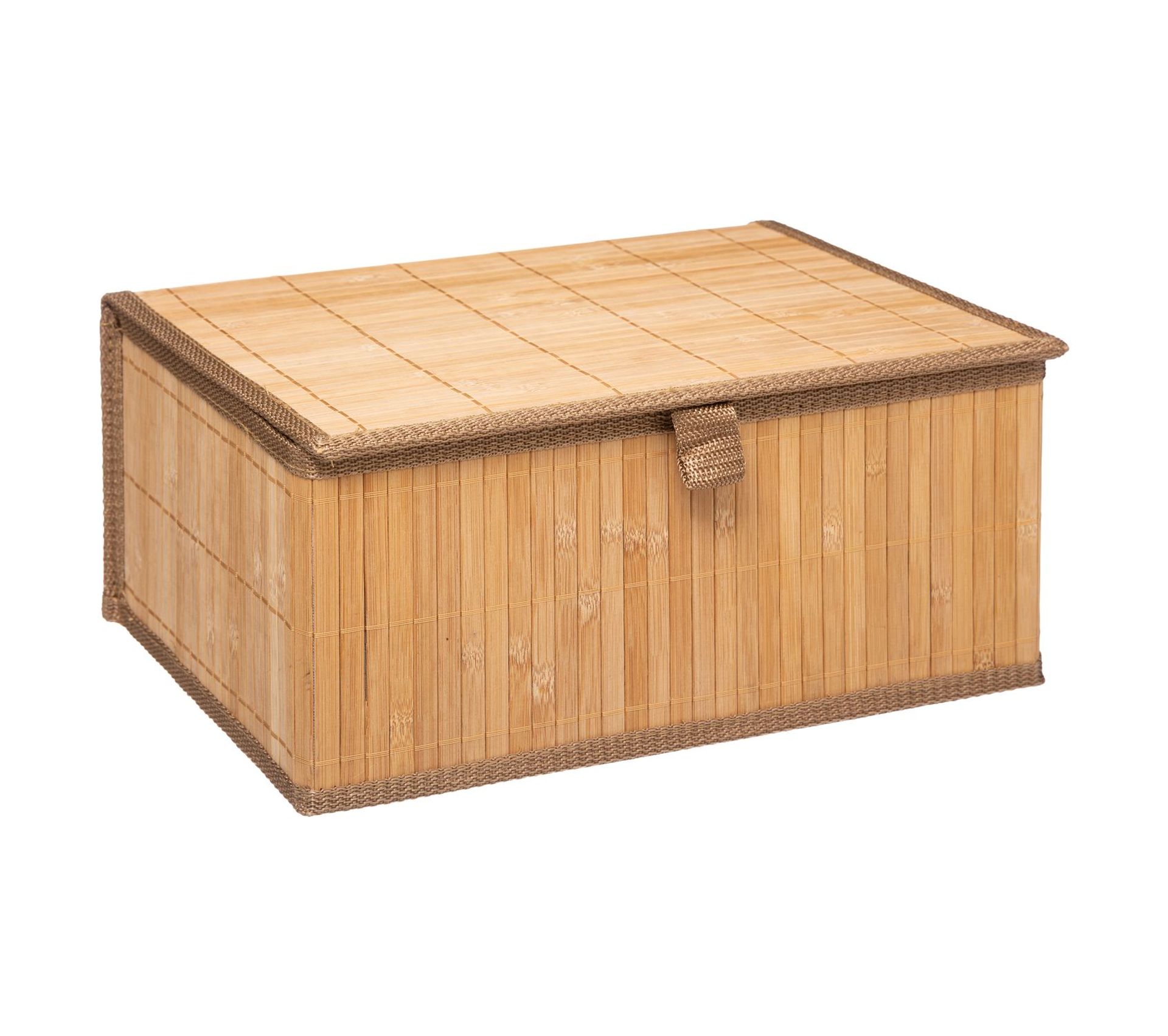 Trio De Boites Rectangulaire En Bambou - Beige - Panier BUT