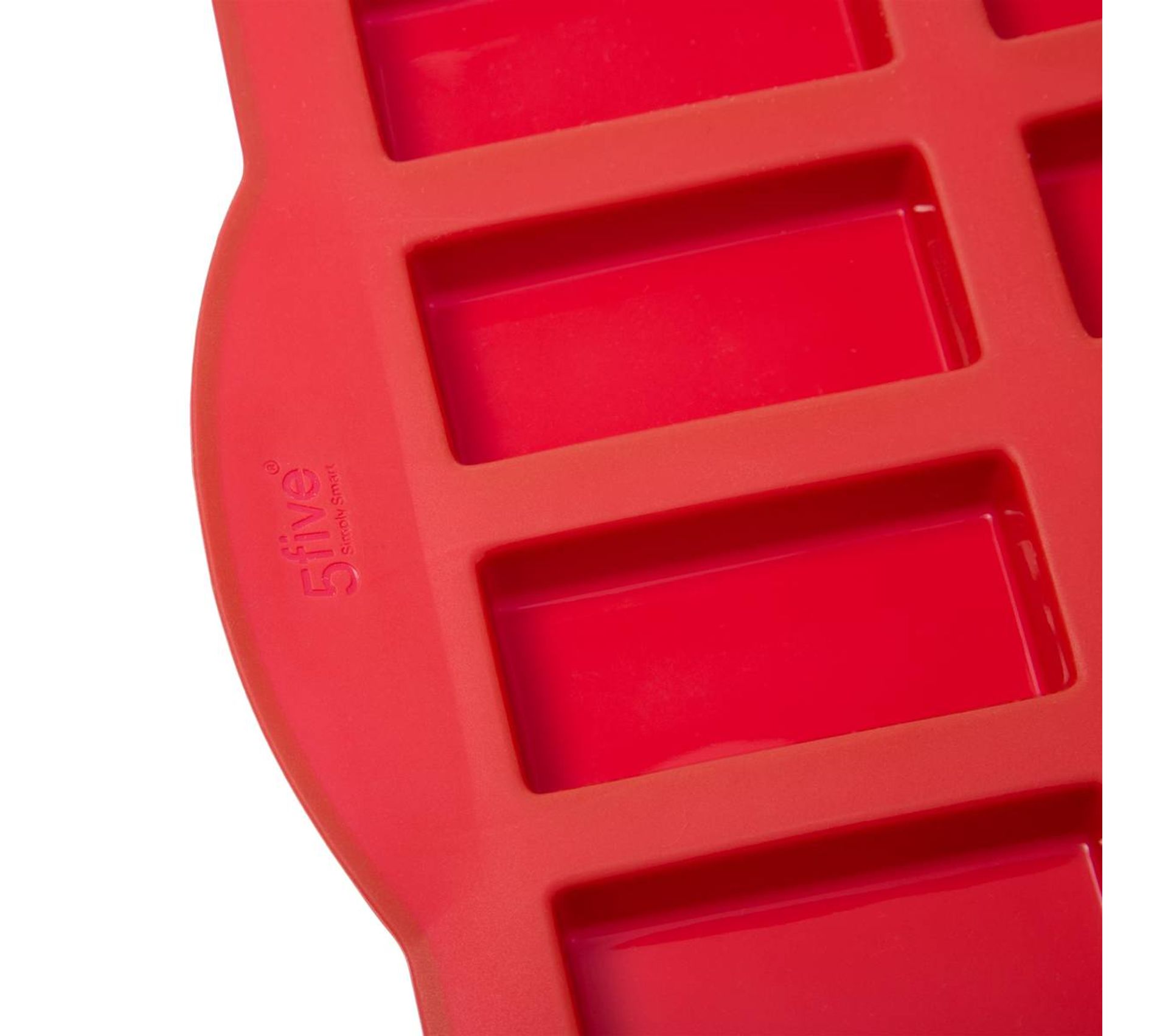 Moule 24 Financiers Silicone "silipro" 28cm Rouge - Moule à gâteau ...