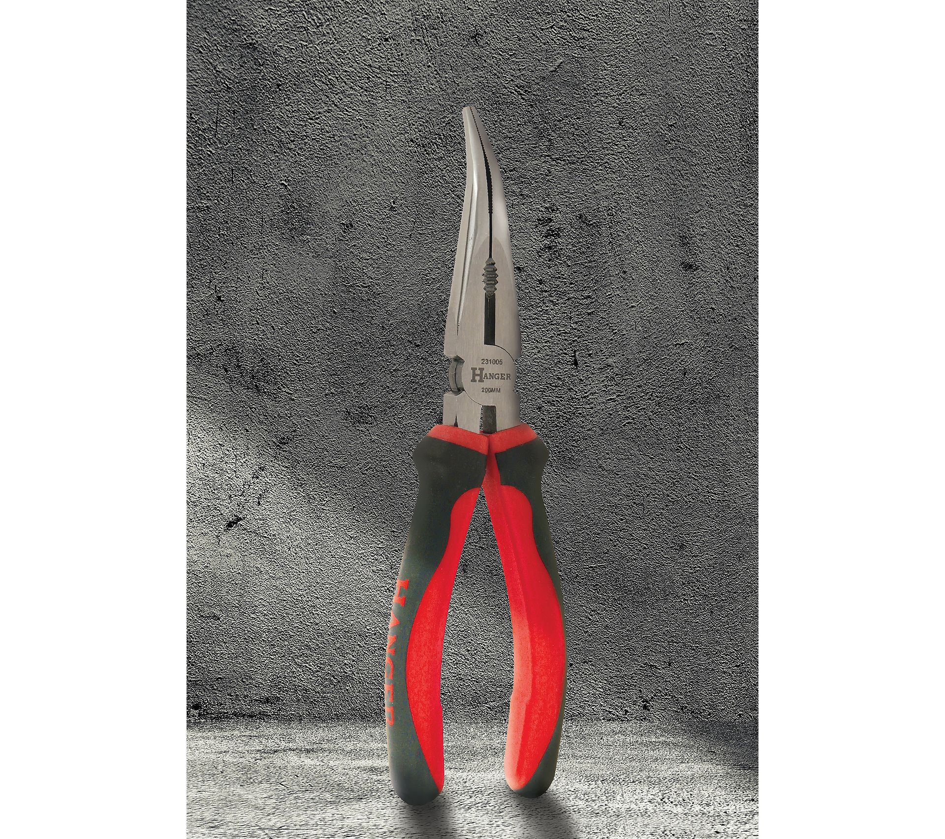 Pince à Bec Demi-rond Coudé à 40° 200mm - Hanger - 231005 - Toute l ...