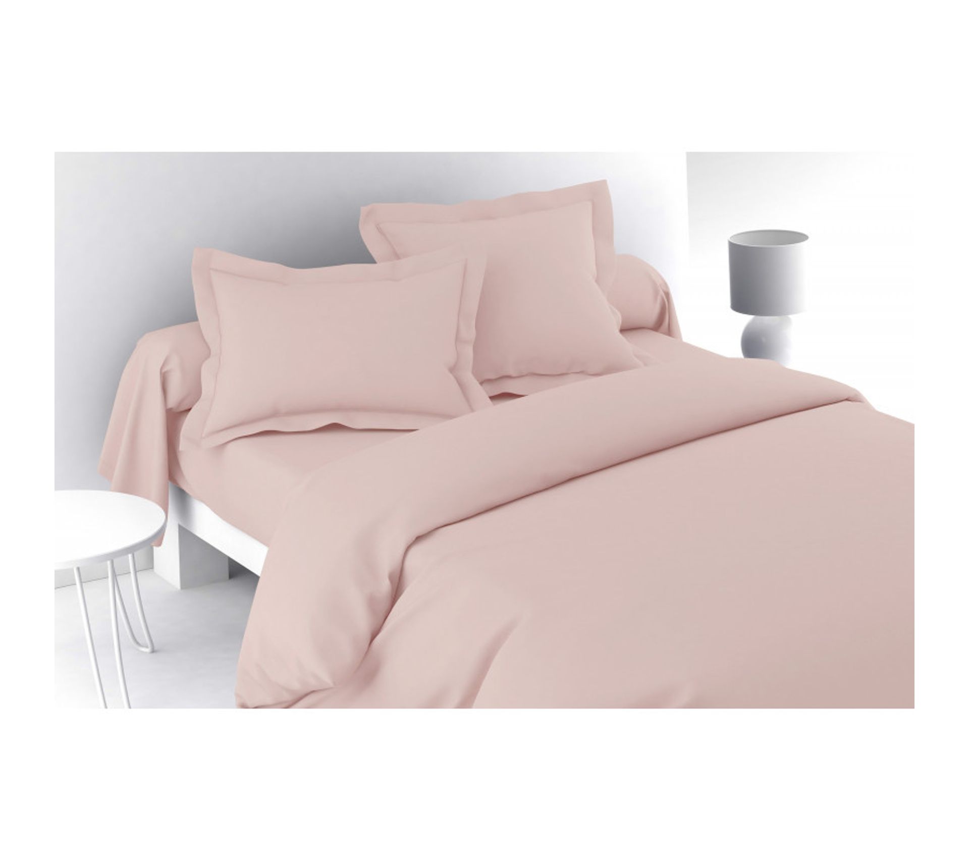 Drap Housse 160 X 200 - Rose - Drap housse BUT