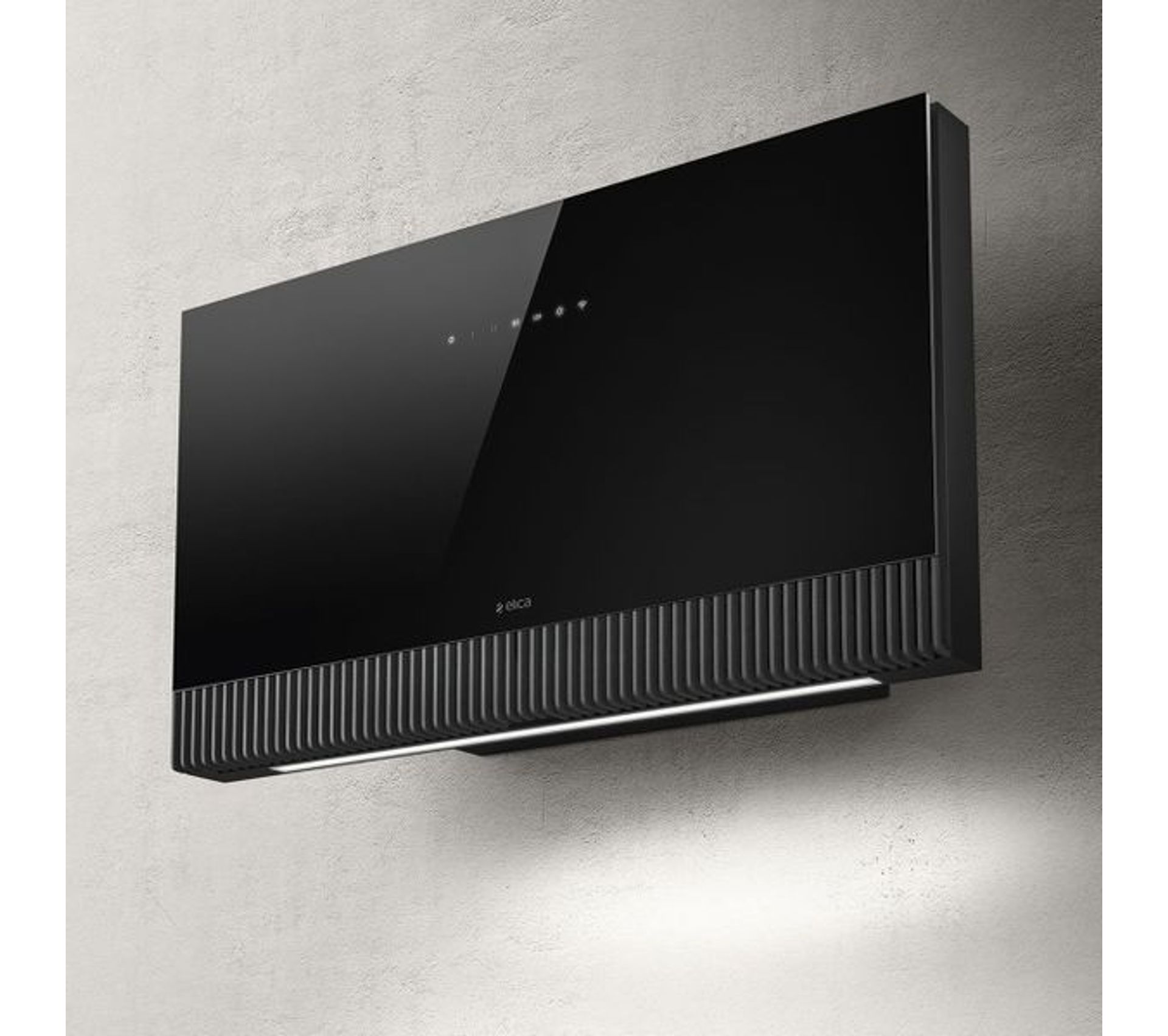 Hotte Cuisine Elica Murale Super Plat Verre Noir 80 Cm - Hotte BUT