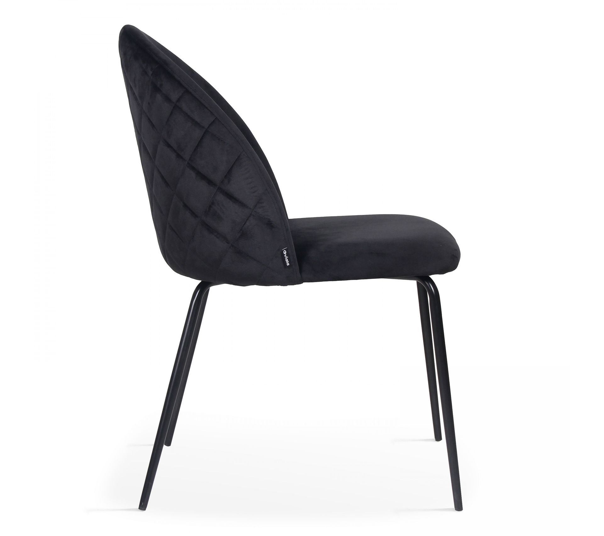 Lot De 4 Chaises En Velours Noir - Chaise BUT