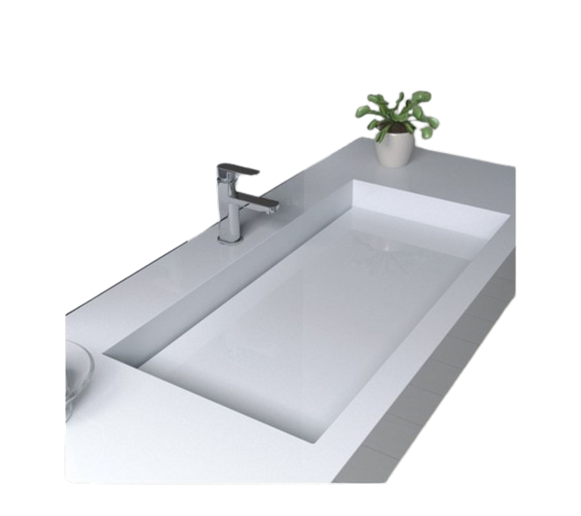 Plan Vasque Solid Surface Réf : Sdpw15 - Lavabo, vasque et plan vasque BUT