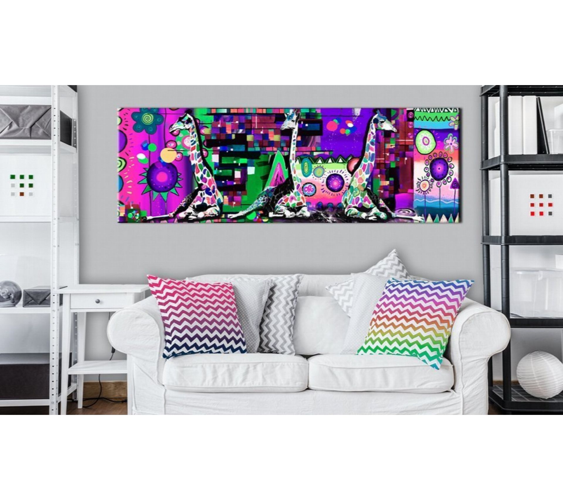 Tableau Trois Grâces 150 X 50 Cm Multicolore - Tableau - Toile BUT