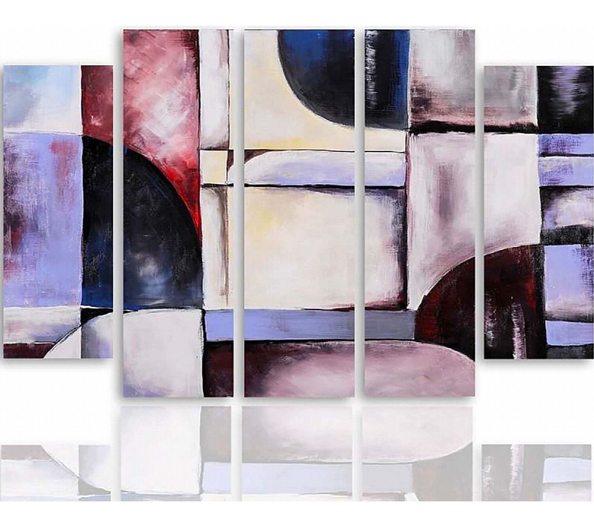 Tableau Abstraction 31 250 X 120 Cm Violet 