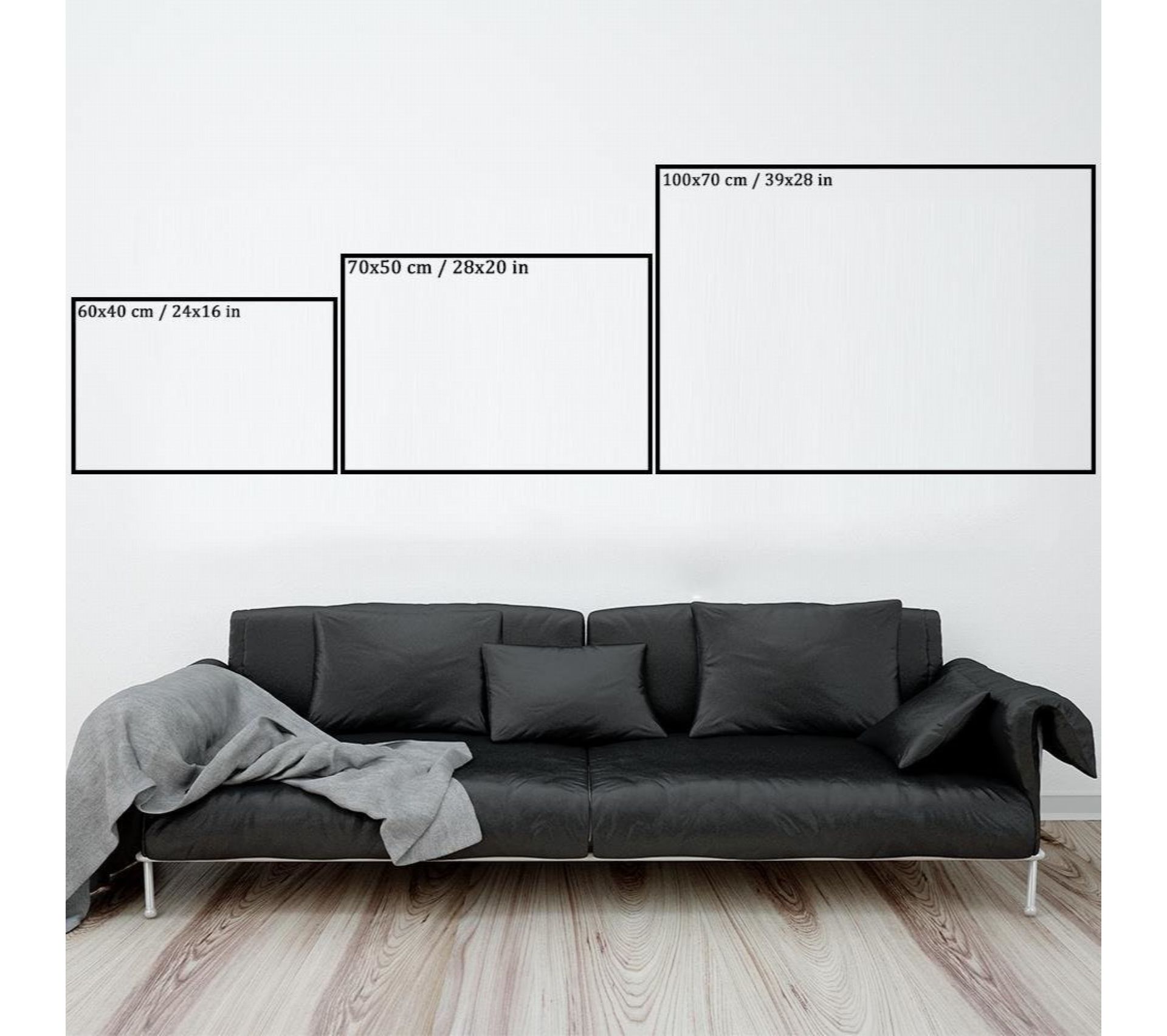 Tableau Toile Art Mural Design Graphique Image Moderne 60 X 40 Cm ...