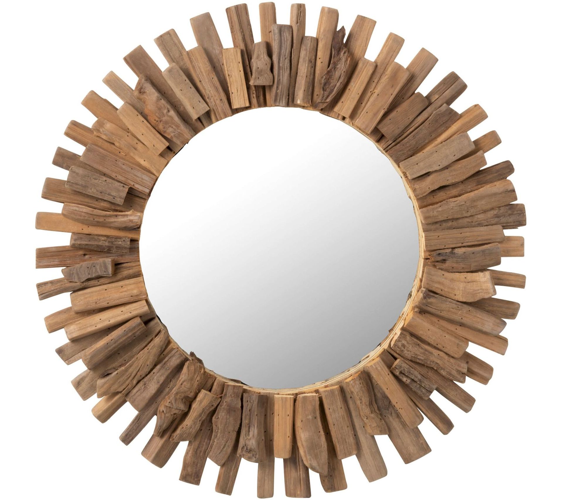 X2 Miroirs Rond Bois Small Kandavu - Miroir BUT