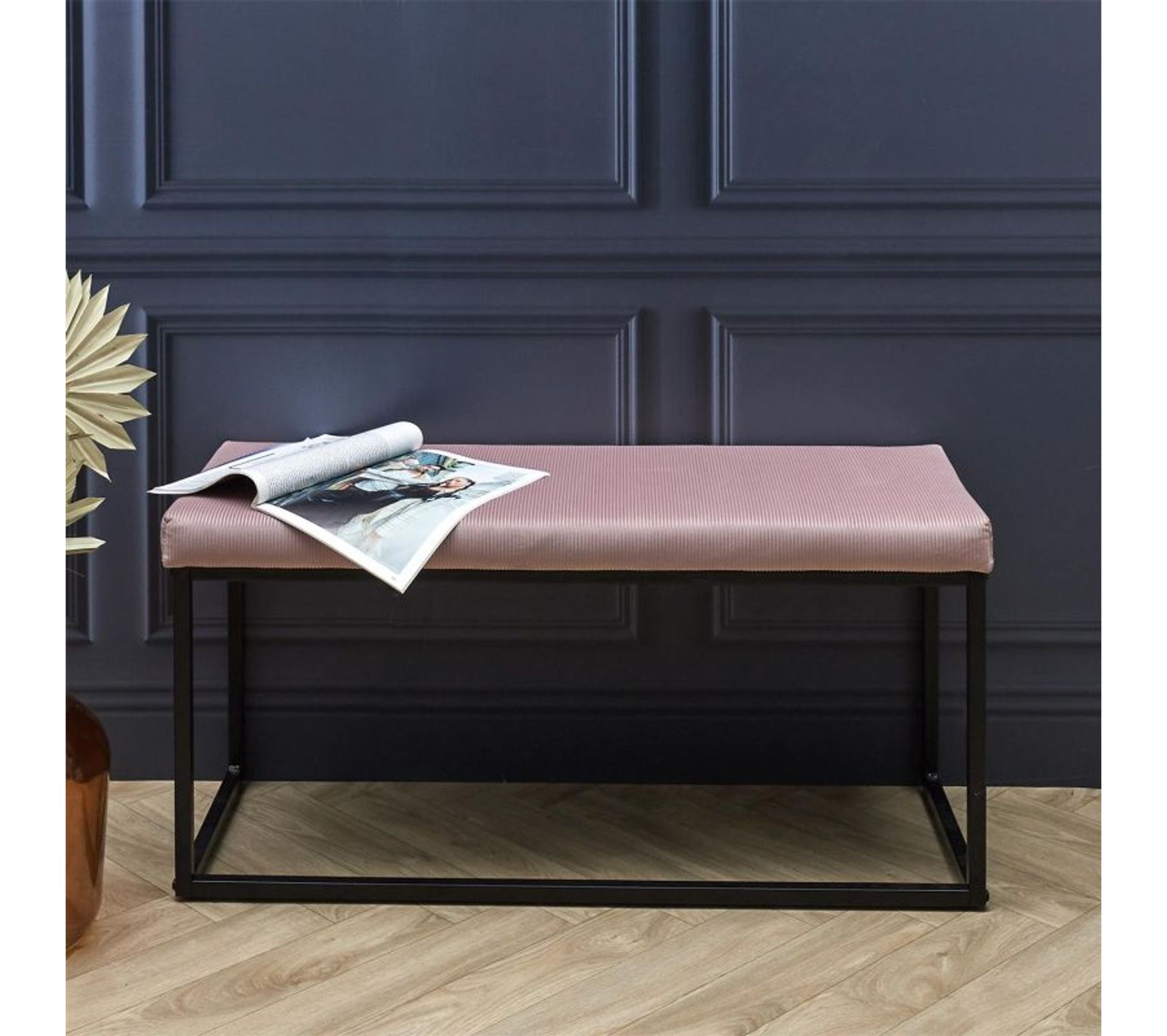 Banc Design "giulia" 100cm Rose - Banc BUT
