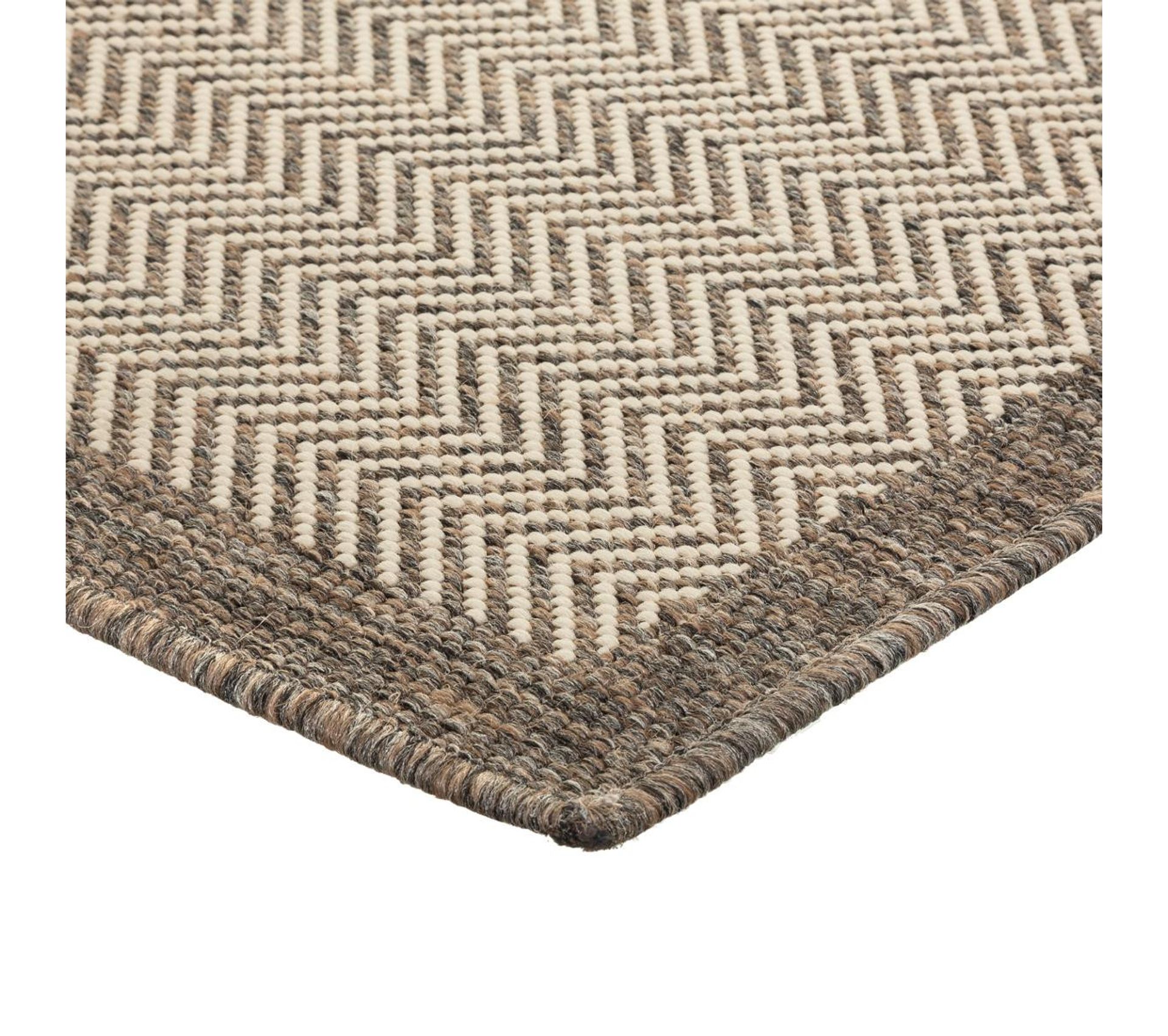 Tapis Chevron Taupe - L. 50 X L. 120 Cm - Paillasson BUT