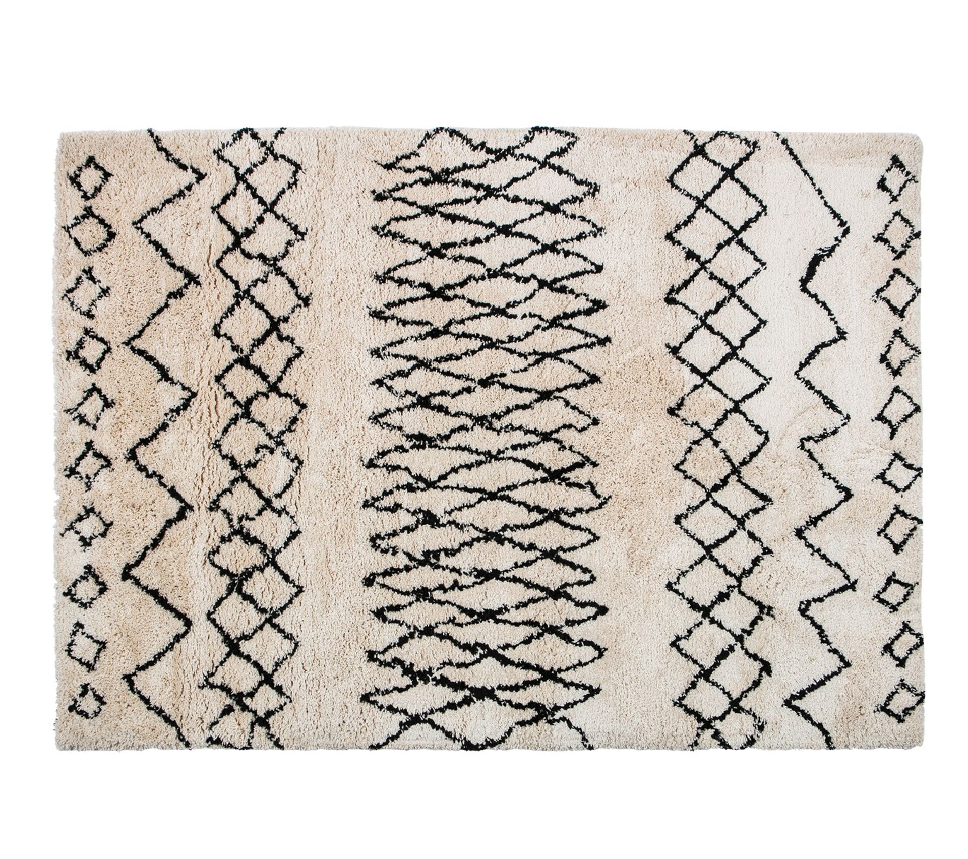 Tapis Ethnique À Motifs En Polyester - L 230 X P 160 Cm - Tapis salon ...