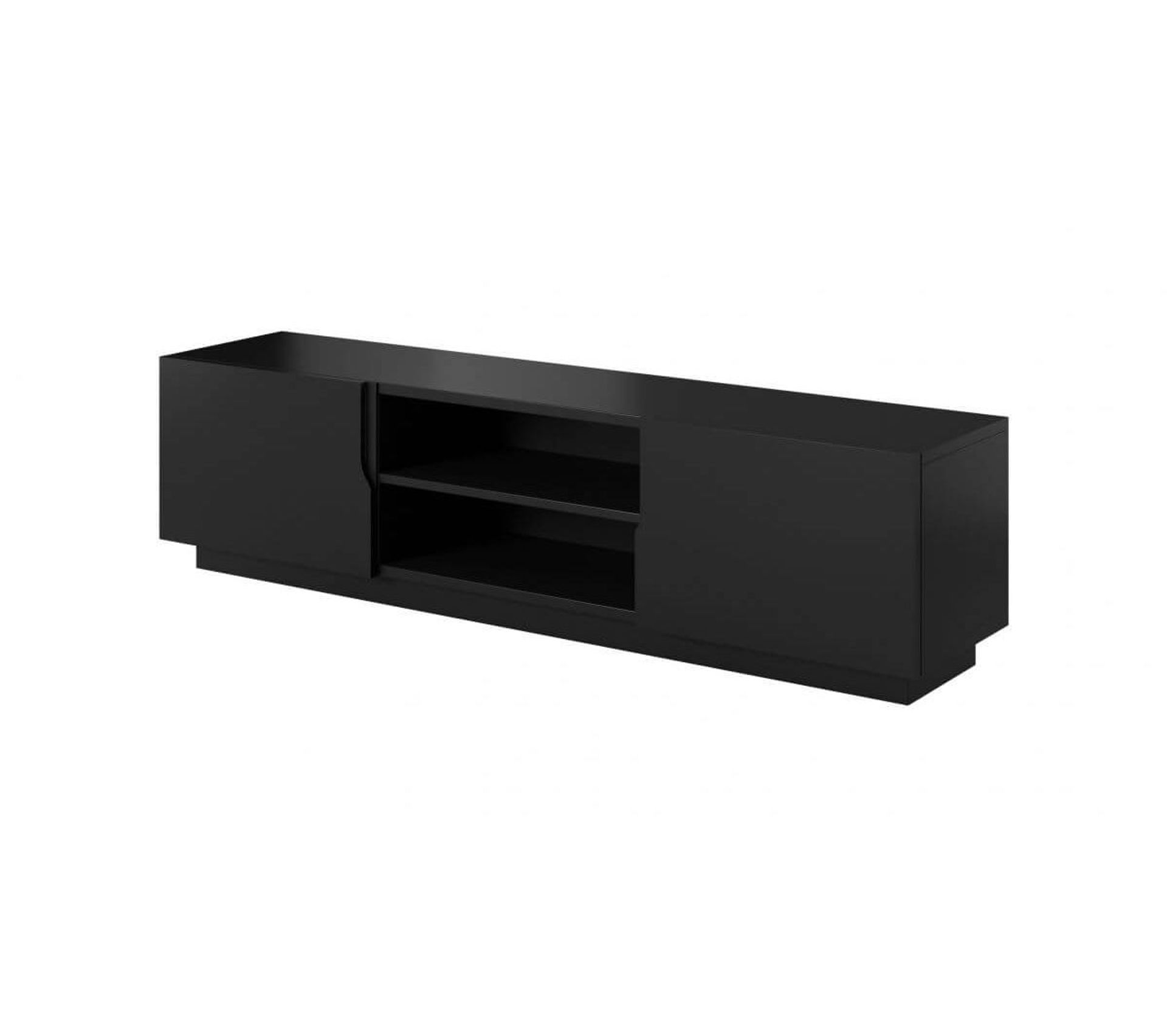 Meuble TV 160 Cm Dalia Noir Moderne - Meuble TV BUT