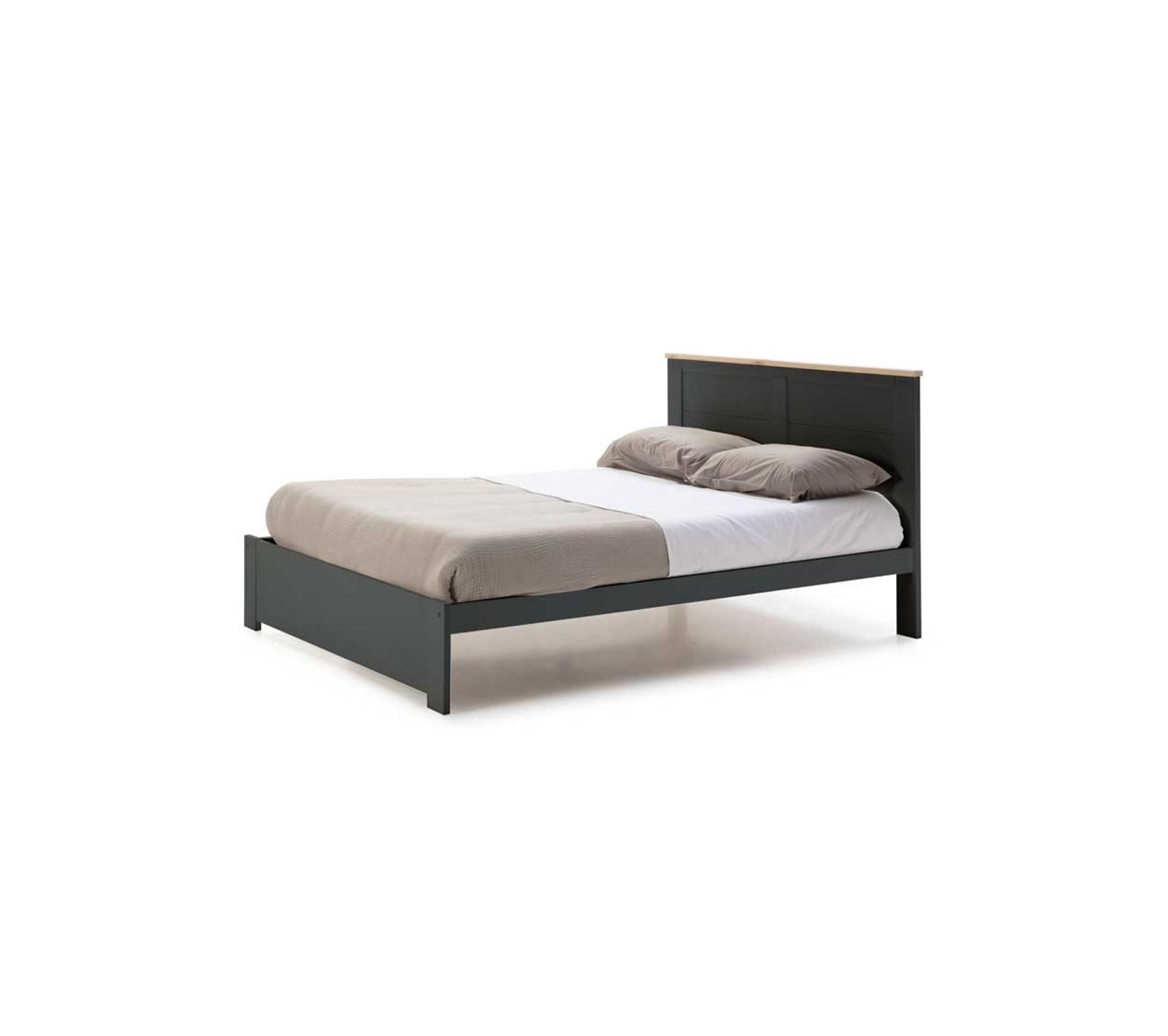 Lit Complet 160x200 Gris Anthracite/bois - Druki - Lit BUT Lit Complet 160x200 Gris Anthracite/bois - Druki - Lit BUT
