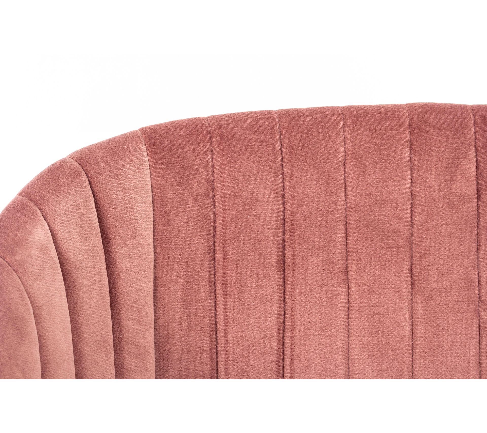 Chaise En Acier Et En Velours Rose Quentin - Lot De 2 - Chaise BUT