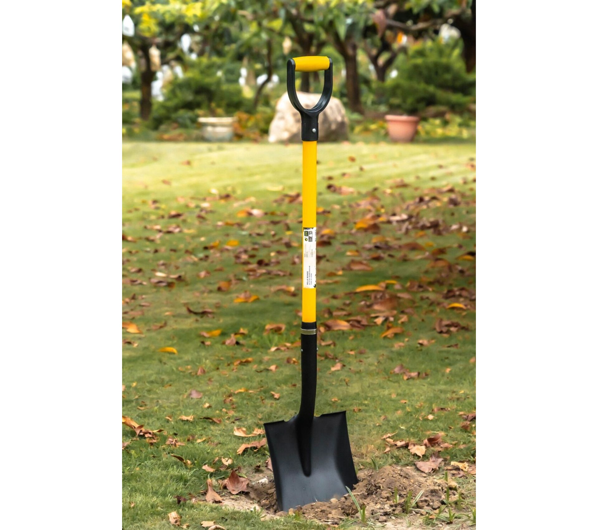 Pelle Carrée Pour Jardin - Suan - Manche En Fibre De Verre - Dimensions ...