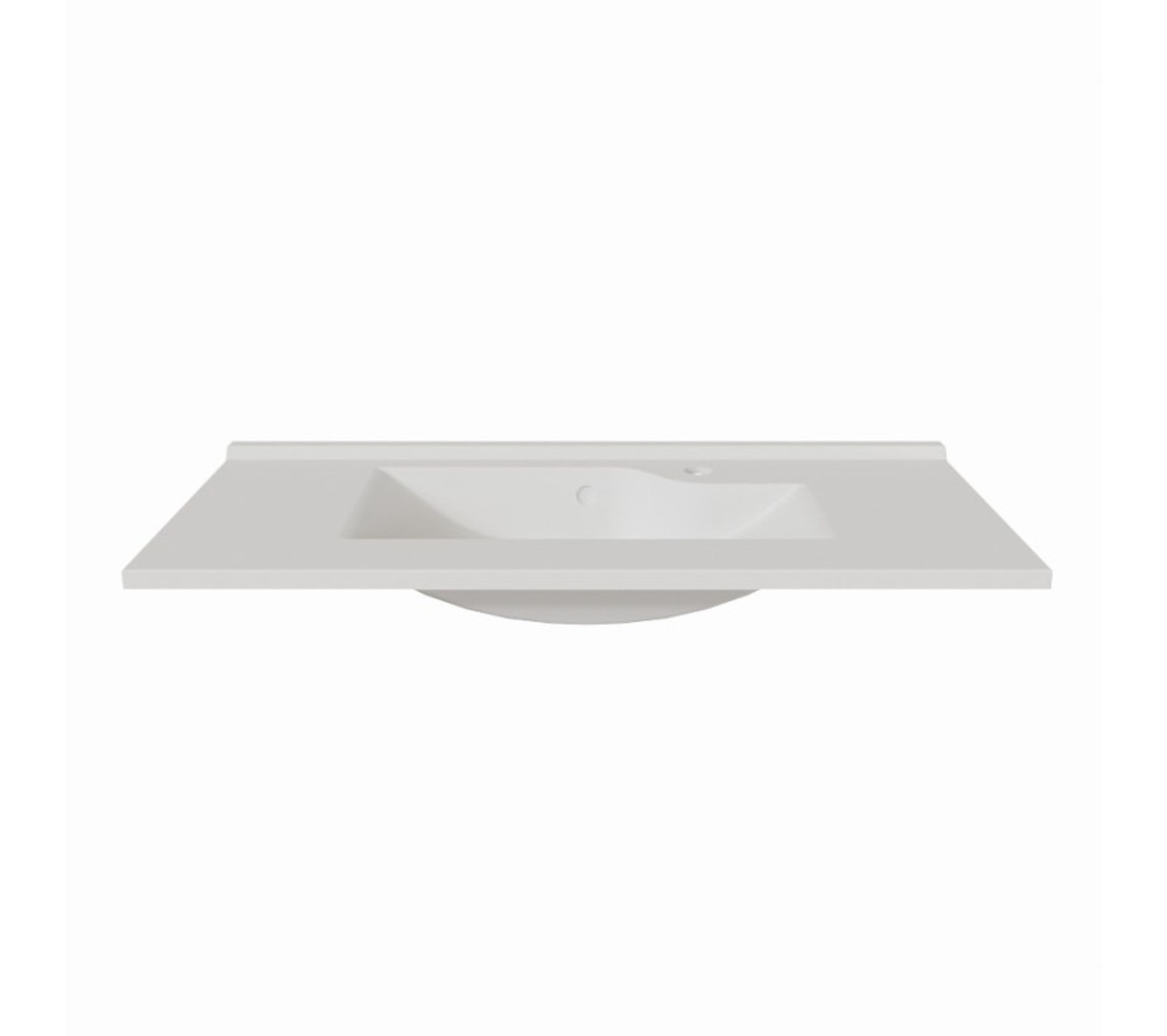 Plan Simple Vasque Design Resiloge - 90 Cm - Lavabo, vasque et plan ...