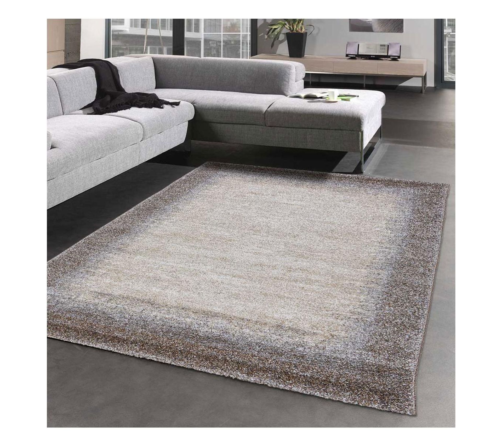 Tapis Salon 200x290 Elegant 03 Marron - Tapis salon et chambre BUT
