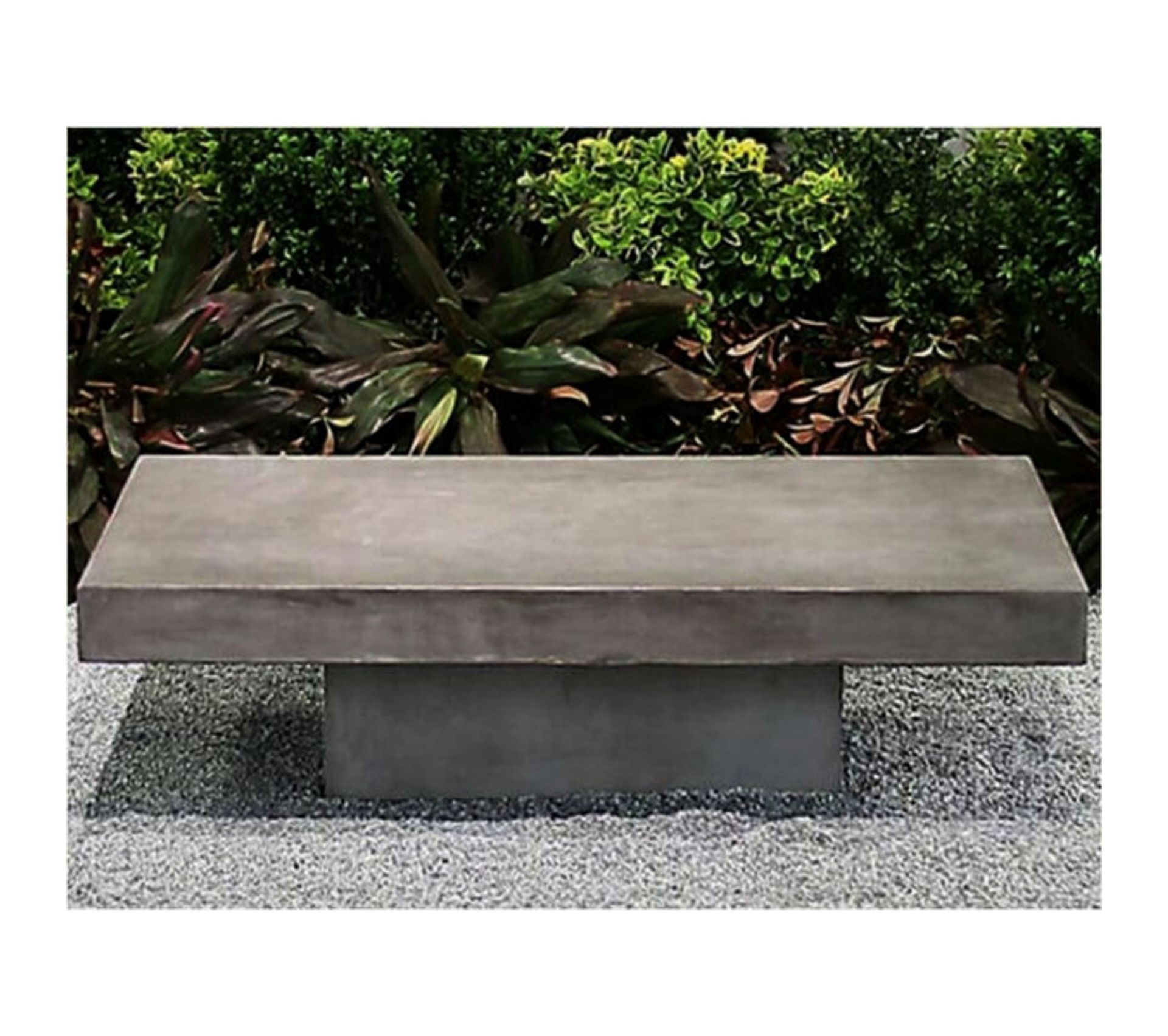 Beton - Table Basse Béton Massif Gris - Table basse BUT