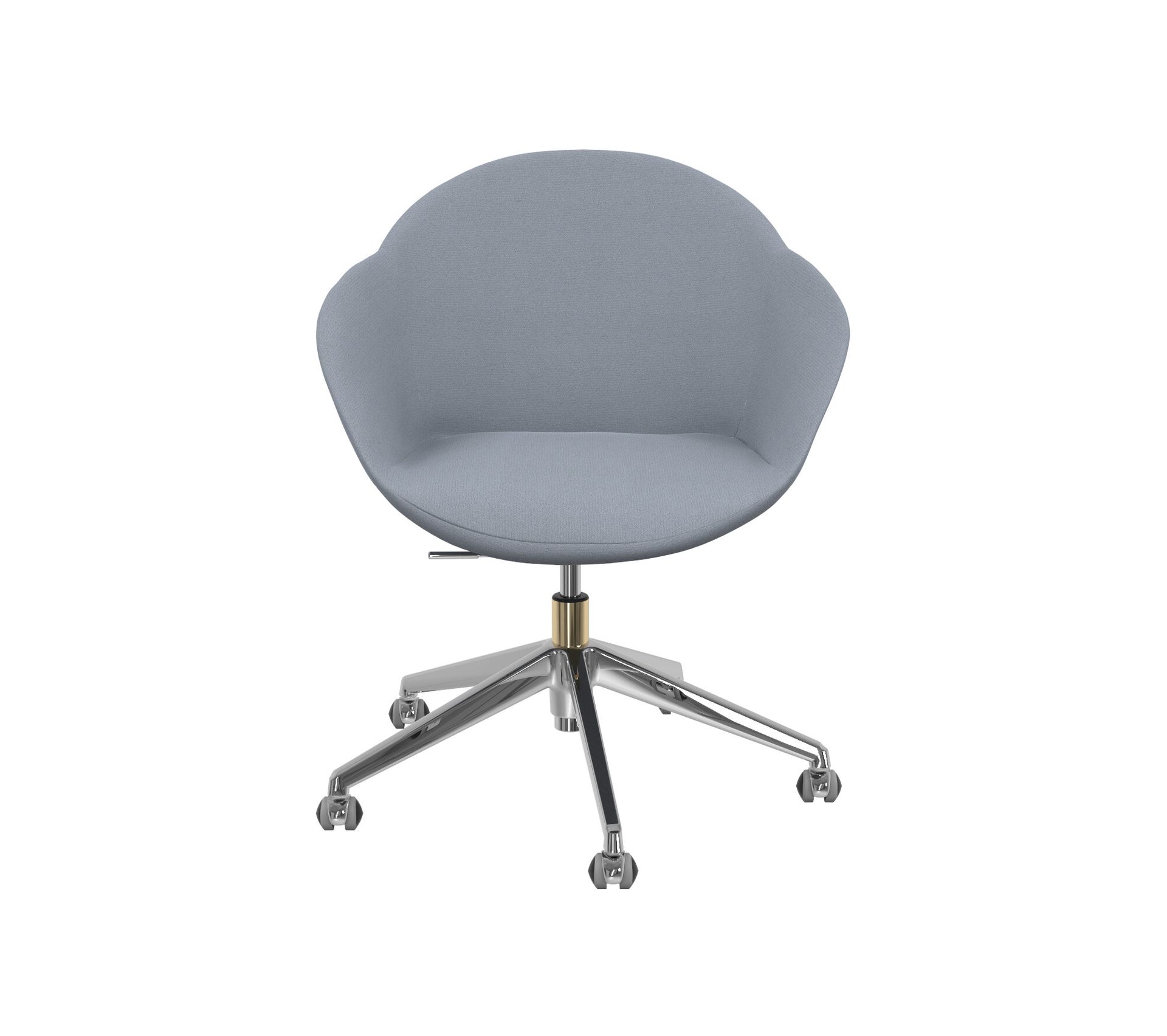 Chauffeuse pivotante ZOE BUT PRO roulettes gris - Chaise - Fauteuil ...