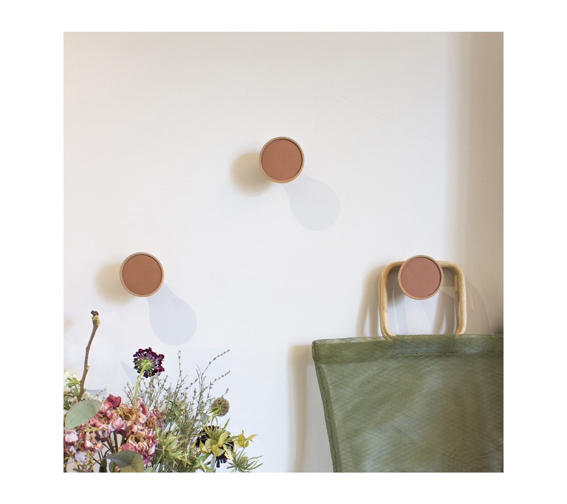 Patère Ronde En Bois De Hêtre - L5 Cm - Porte-manteaux BUT