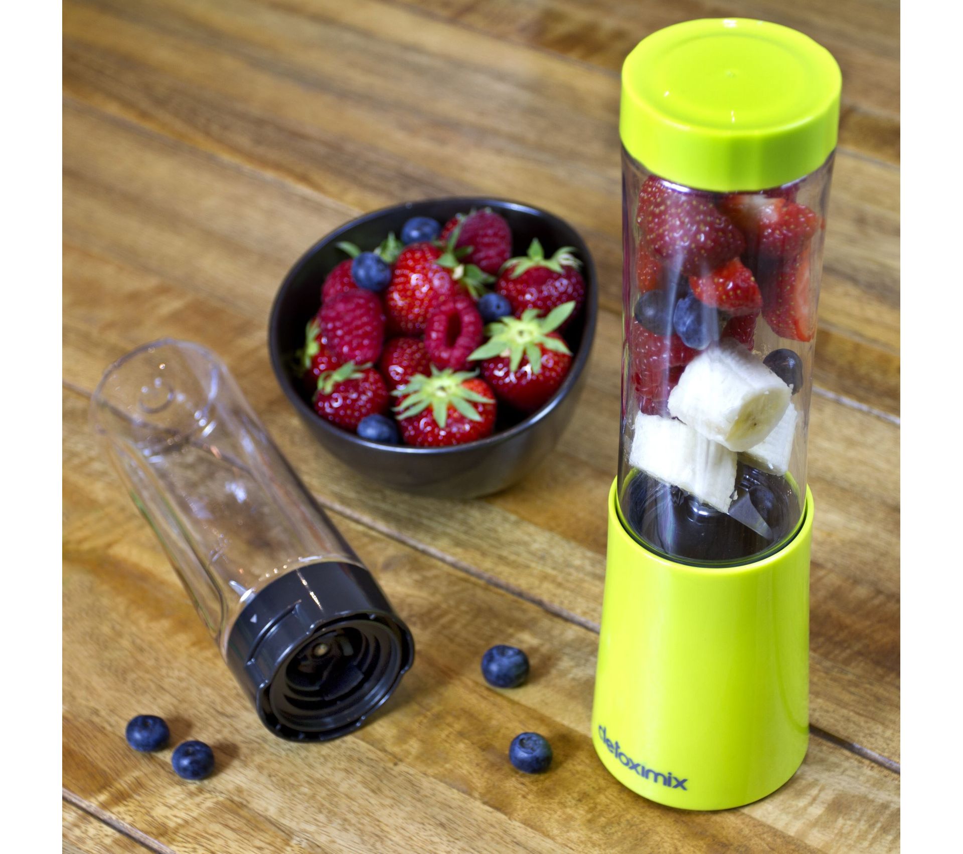 Blender Mini Vert Detox - Le plus compact du marché avec 2 bouteilles ...