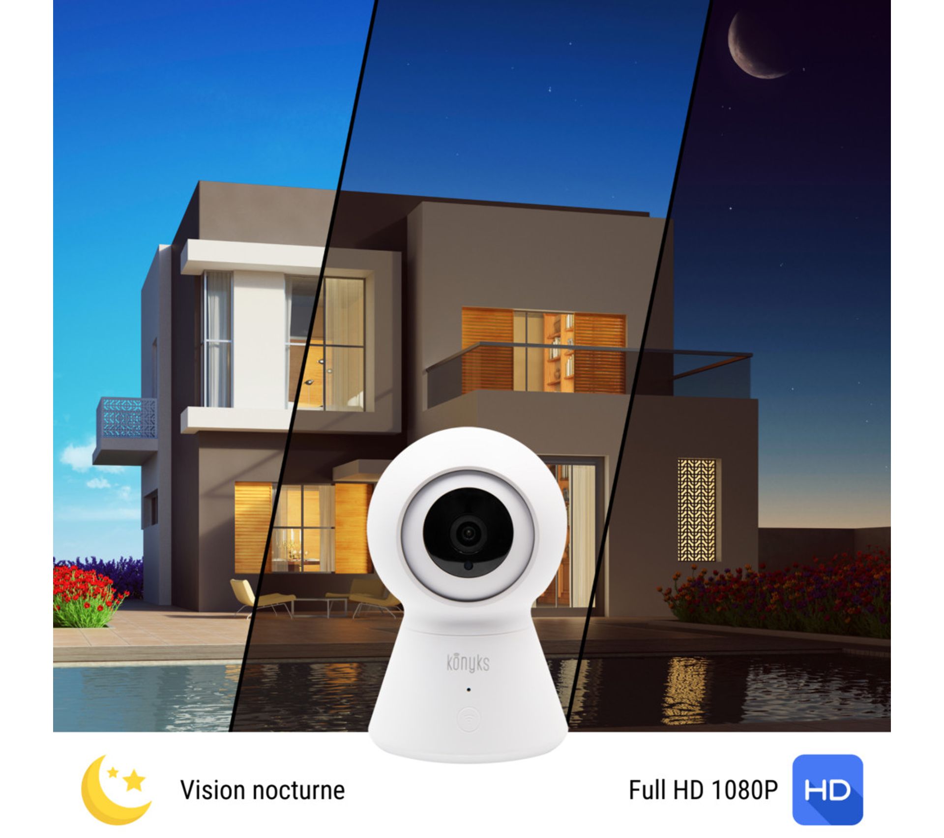 Caméra D'intérieur Wi-fi Motorisée Avec Mode Vie Privée - Camini Max ...