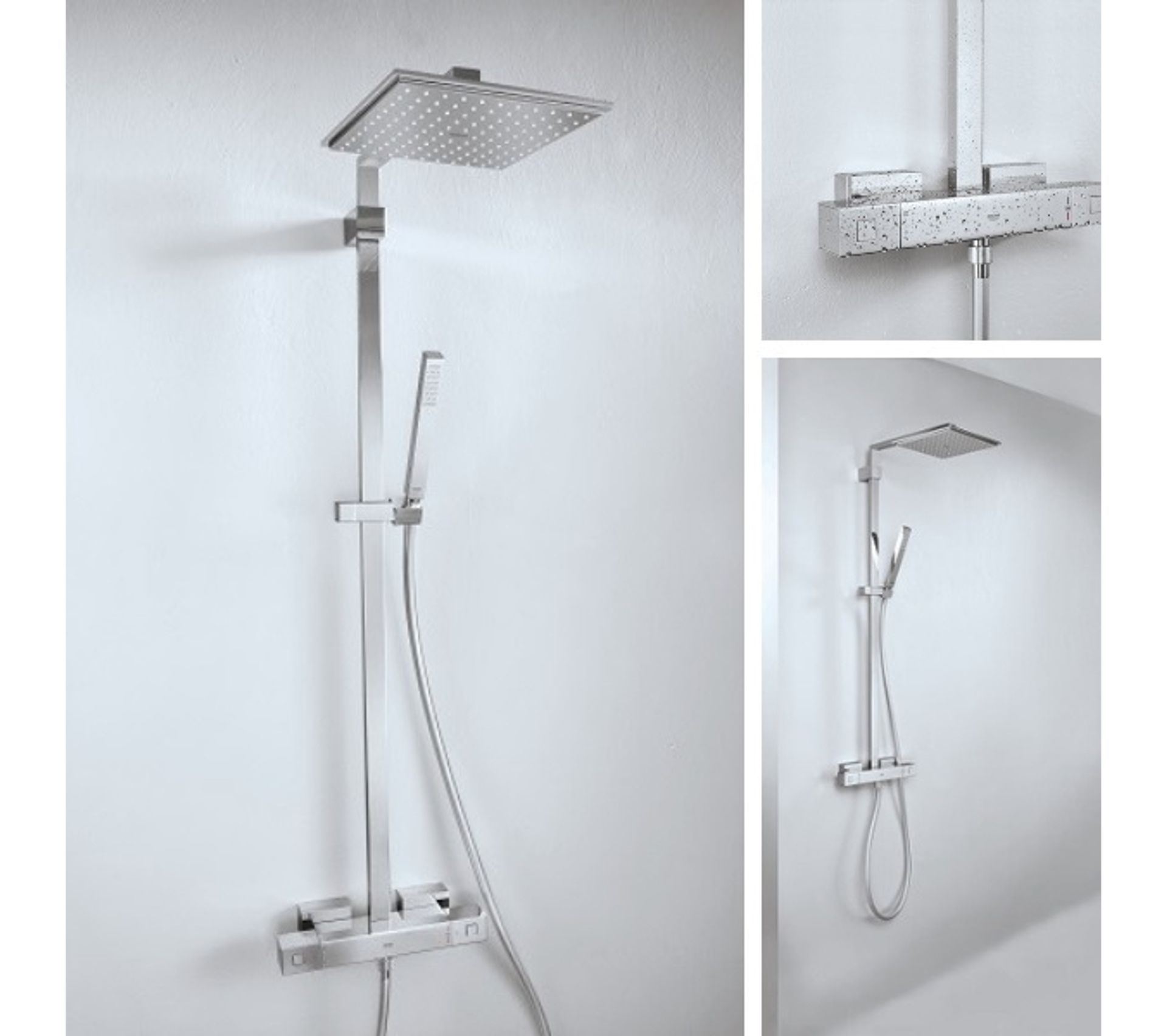 Grohe Colonne De Douche Thermostatique Euphoria Cube System 230 - Colonne de douche BUT