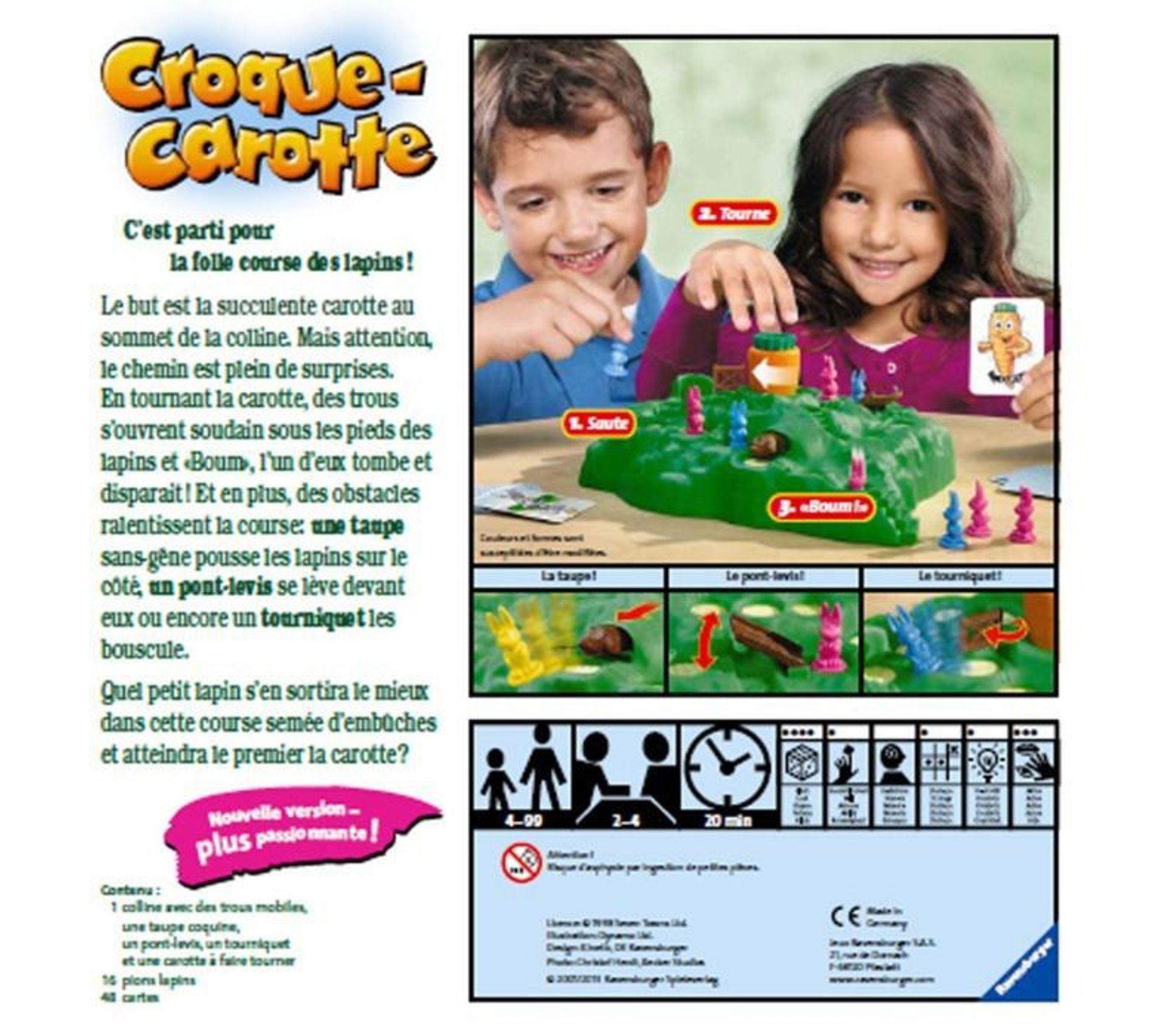 Jeu De Société Croque Carotte Enfant Ravensburger - Jeux - Jouets BUT