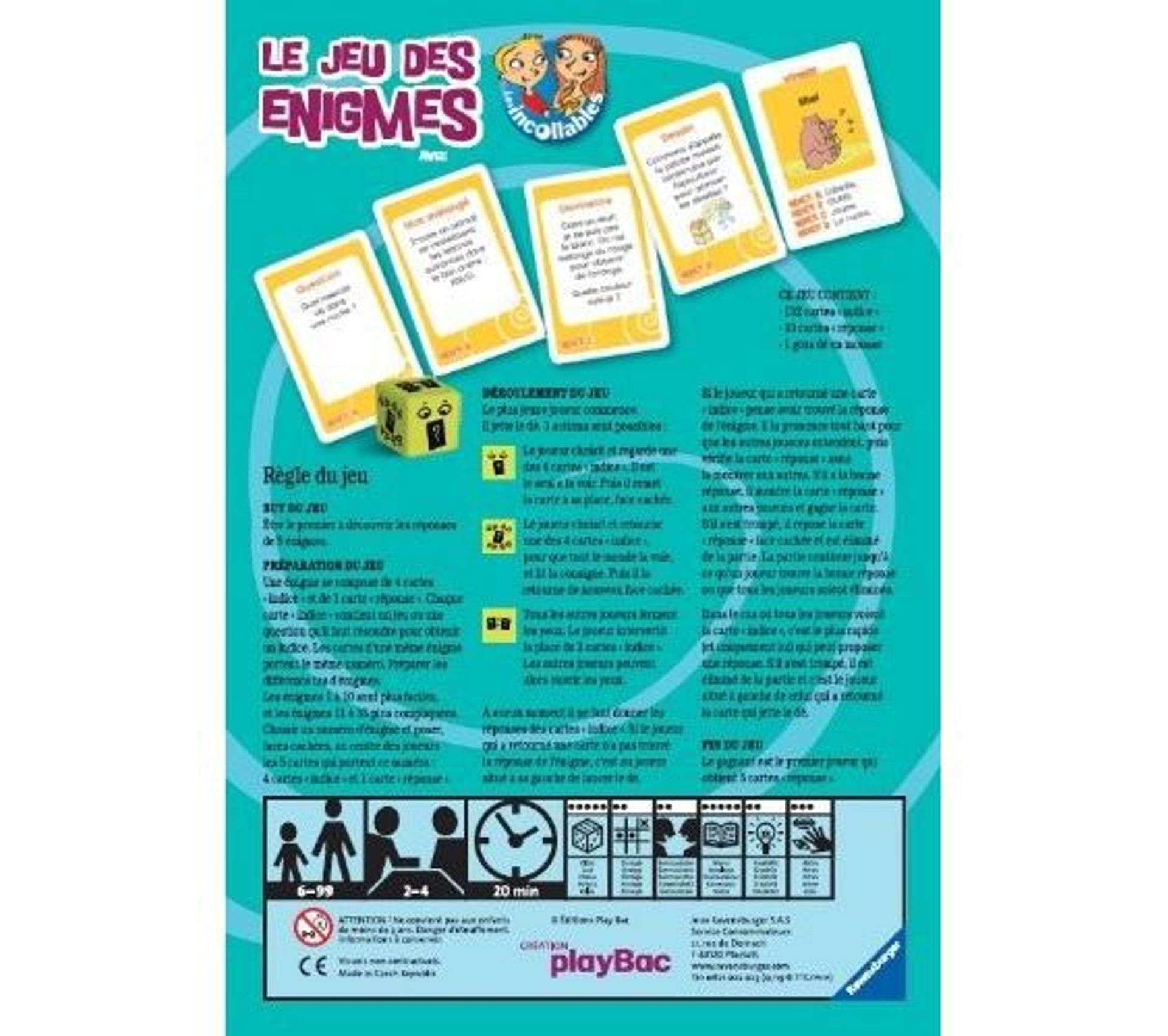 Le Jeu D'enigmes Des Incollables - Jeux - Jouets BUT