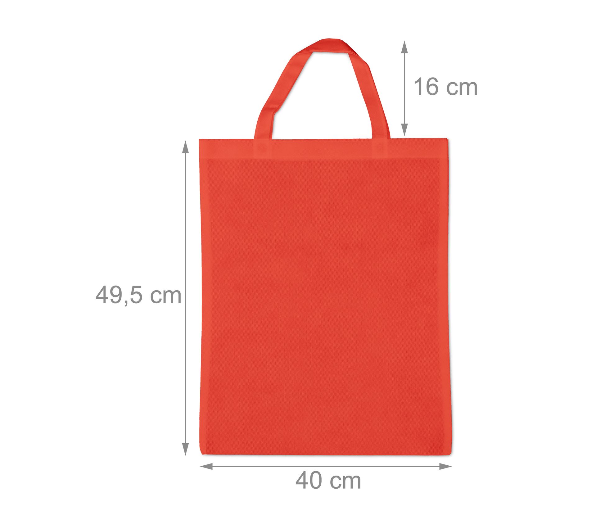 Sac En Tissu Set De 100 Rouge - Sac de course - Chariot BUT