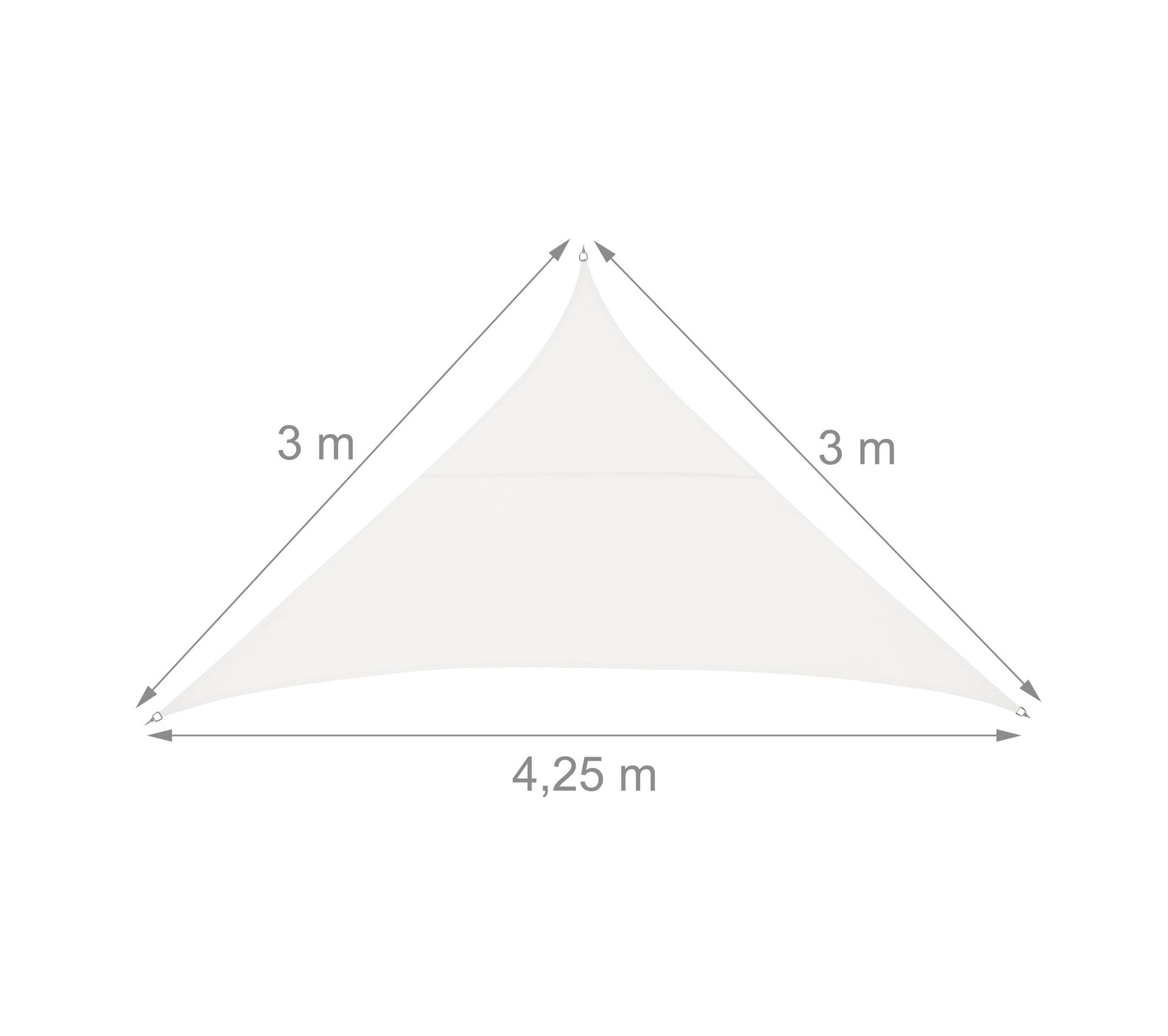 Voile Triangulaire 3 Lettresnull