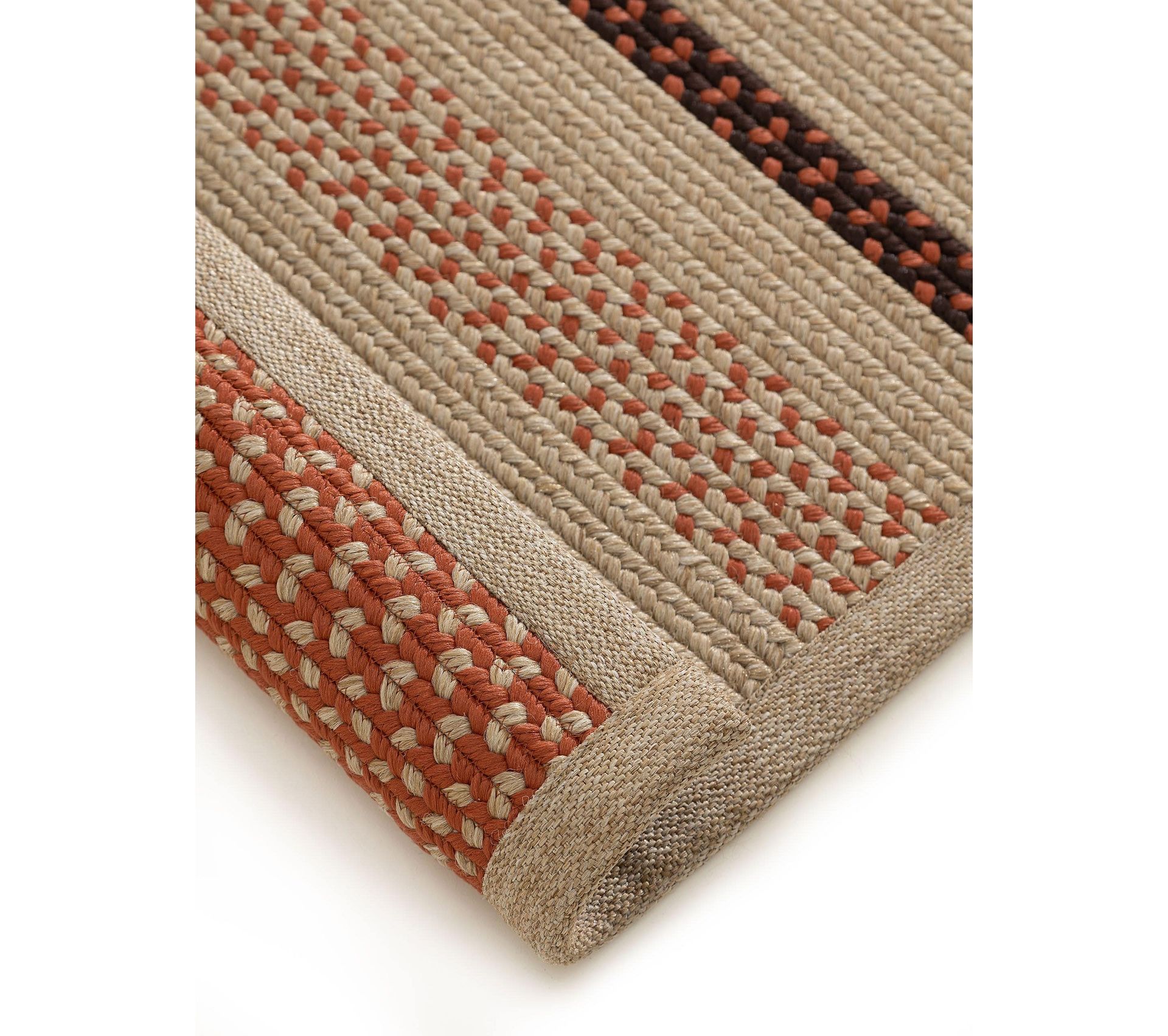 Tapis D'extérieur et Intérieur Nandi Terracotta 200x300 Cm - Tapis d ...