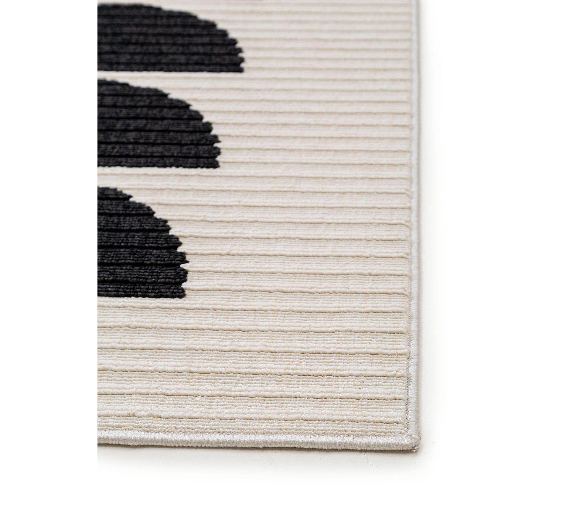 Tapis D'extérieur et Intérieur Taro Noir et Blanc 200x290 Cm - Tapis d'extérieur BUT