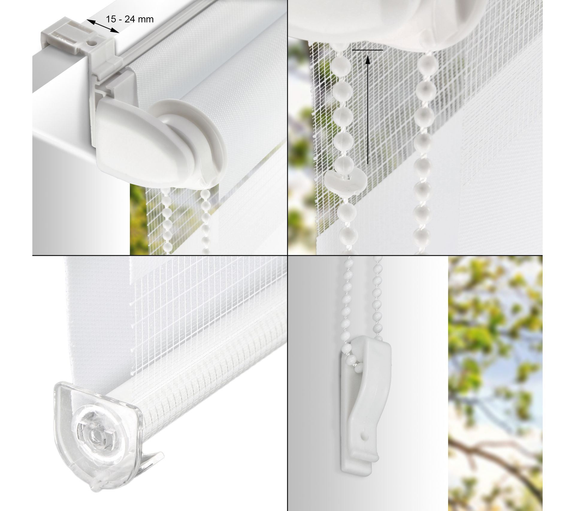 Store Double Noir, 65x150 Cm, Klemmfix Sans Perçage - Store BUT