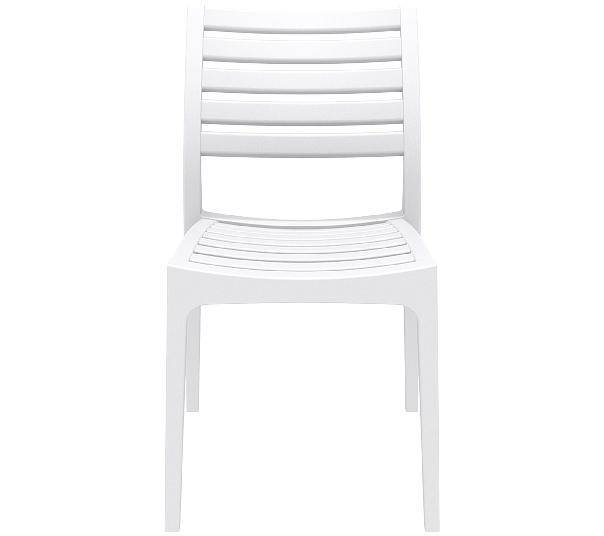 Chaise De Jardin En Plastique Ares Blanc - Chaise - Tabouret de jardin BUT
